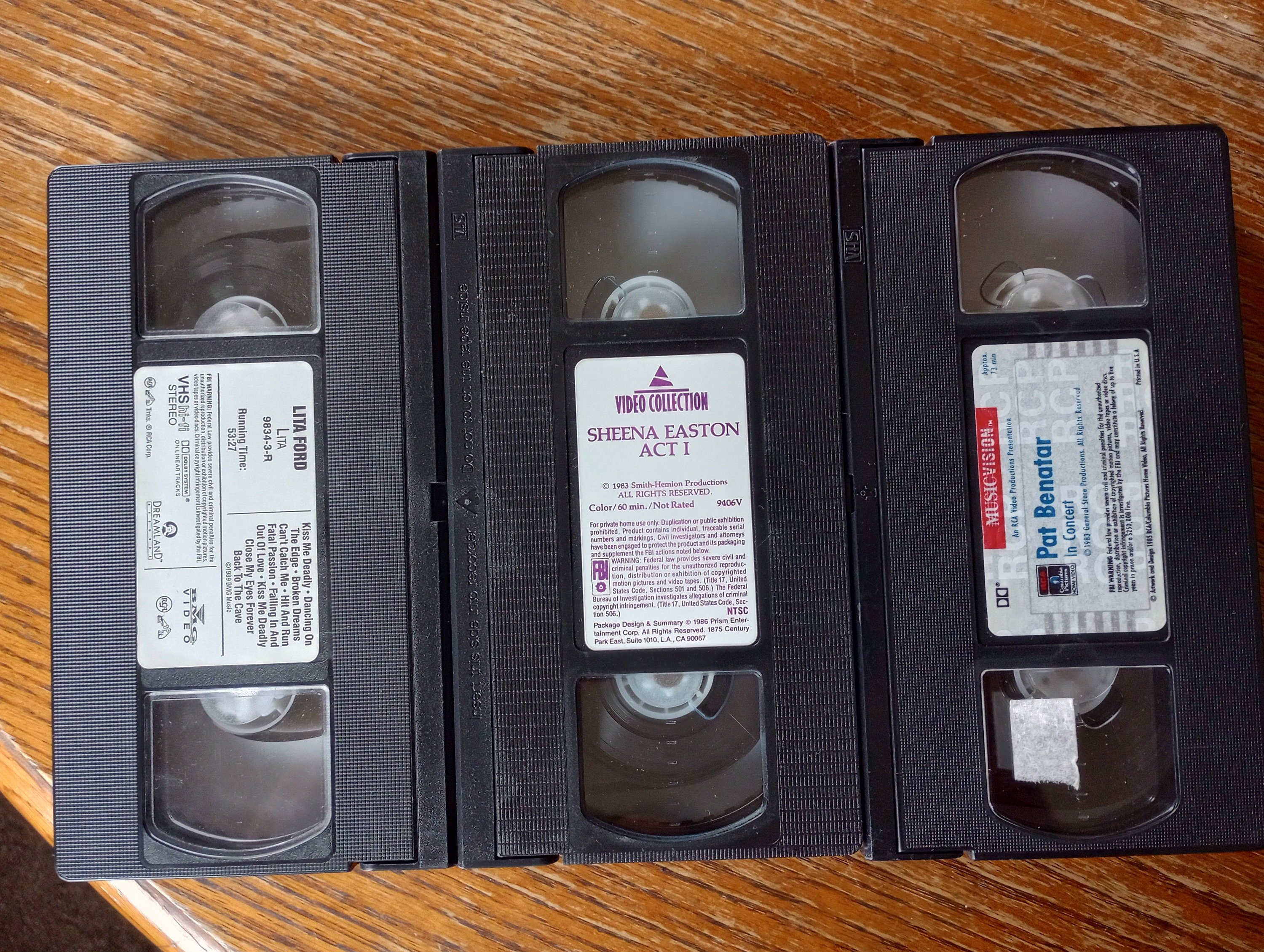 Women of Rock VHS Lot 6 Tapes heart, Pat Benatar, Sheena Easton - Etsy
