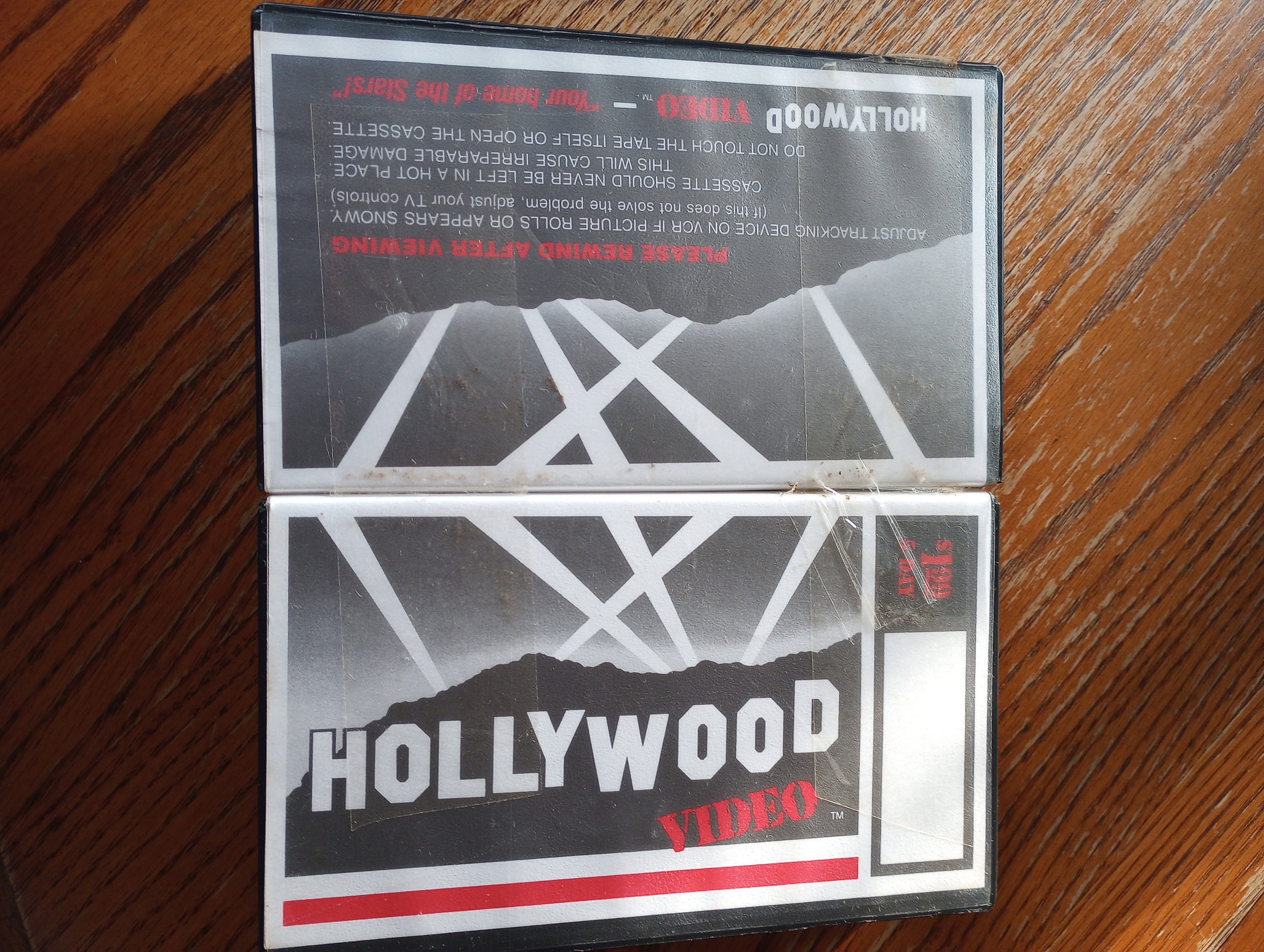 Hollywood Video Vhs Tapes