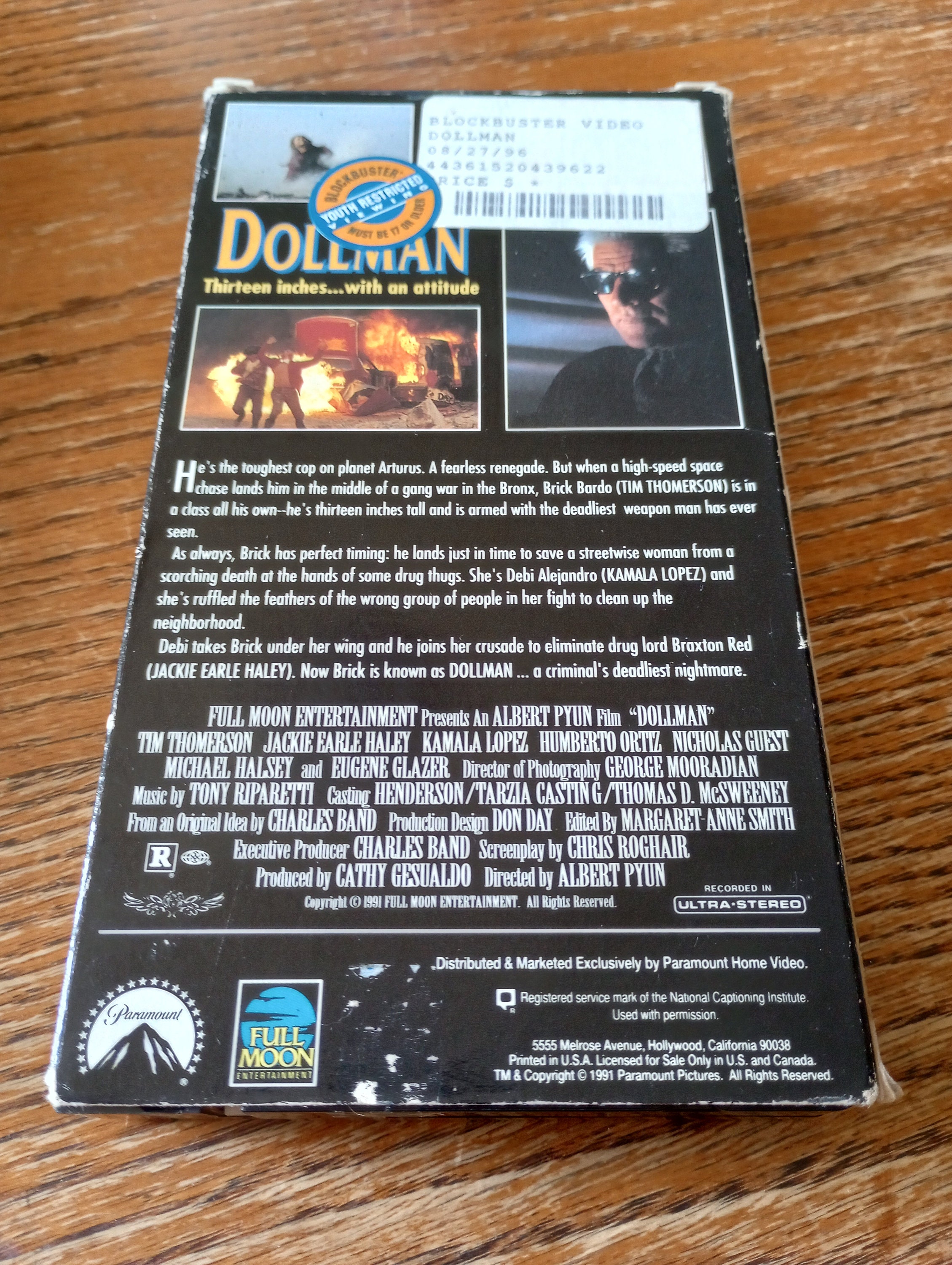 Puppet Master/ Full Moon VHS Lot 4 Tapes retro Puppet Master, Curse of ...