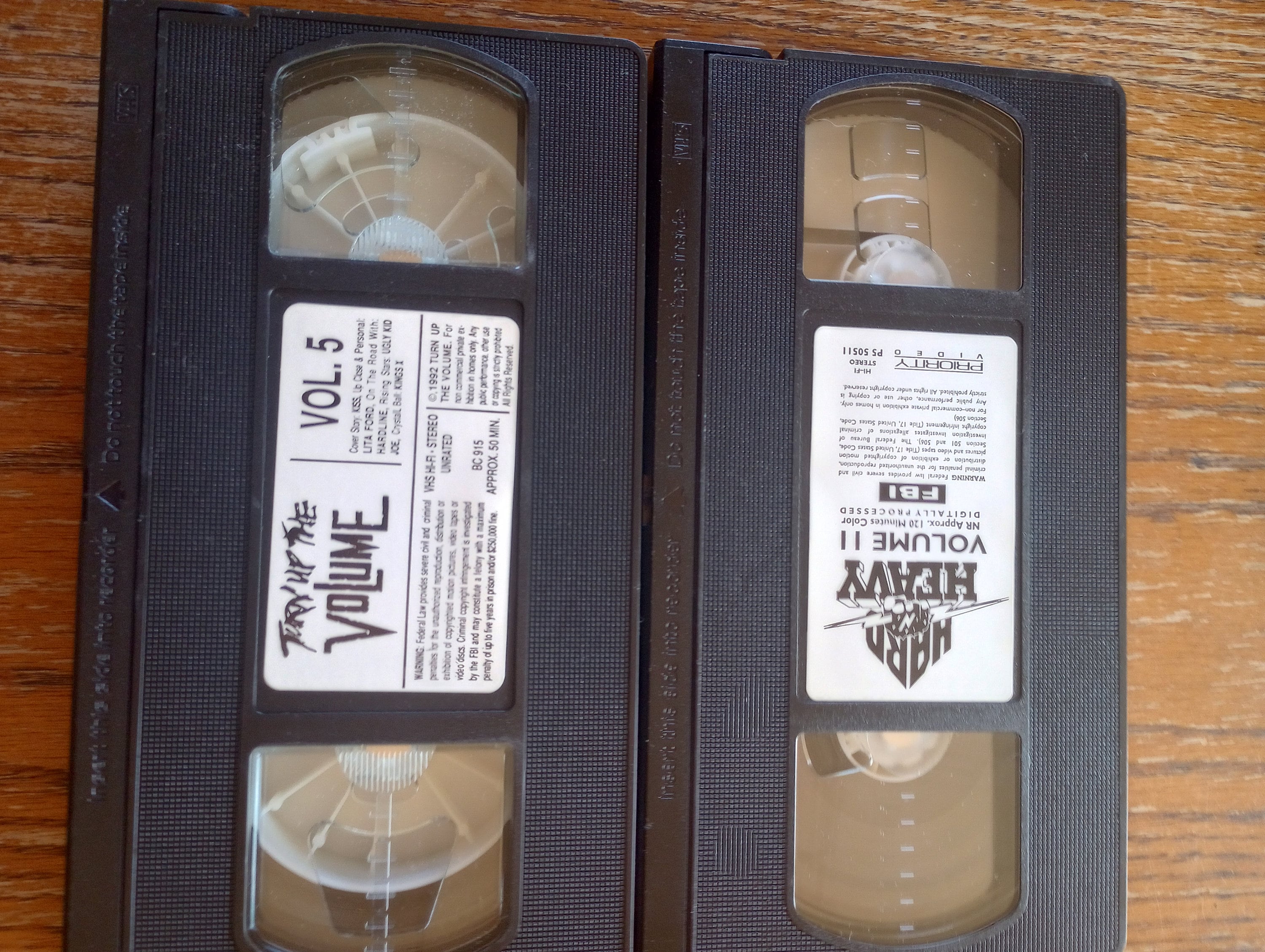 Metal Head VHS Lot 4 Tapes metal Head Magazine, Metal Mania, Hard N Heavy - Etsy