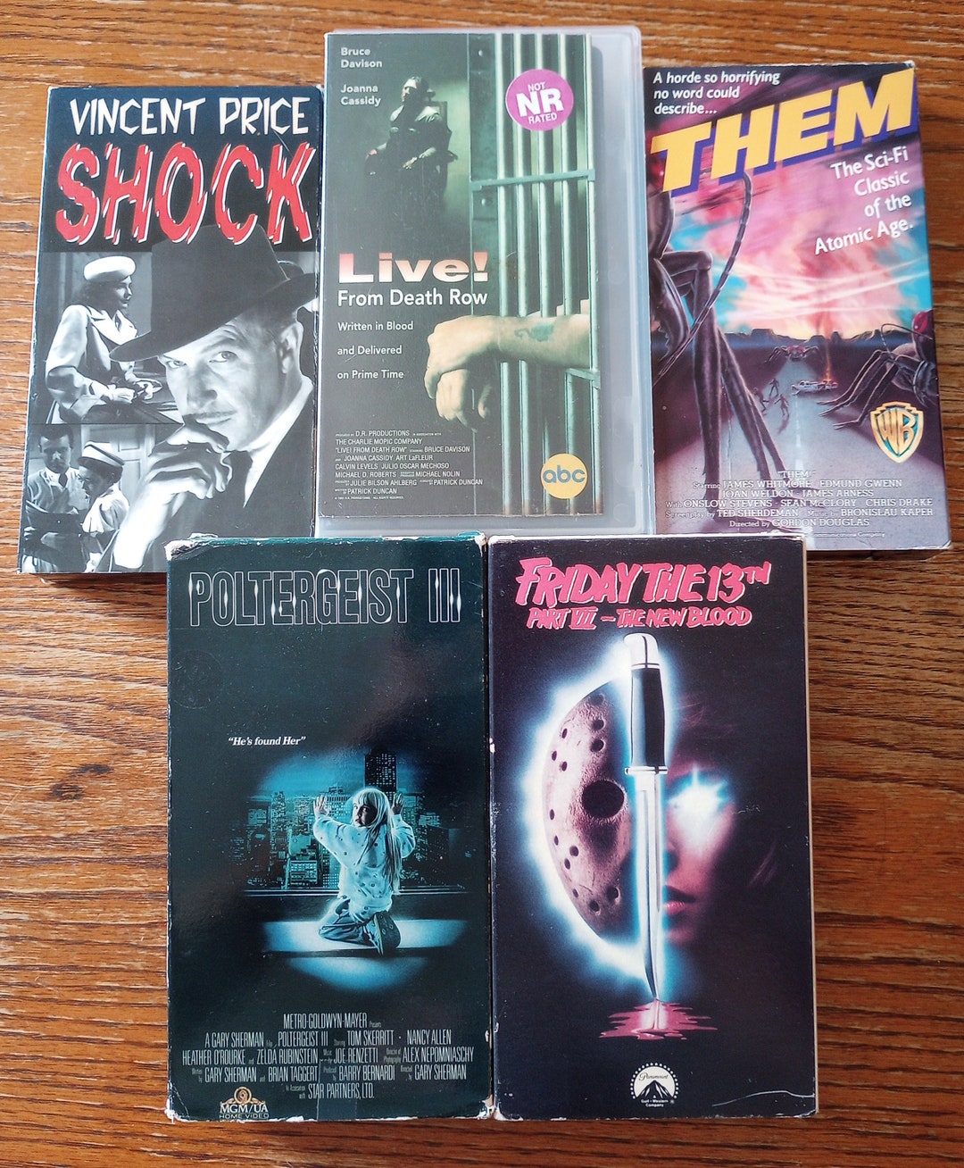 Horror VHS Lot 2 5 Tapes - Etsy