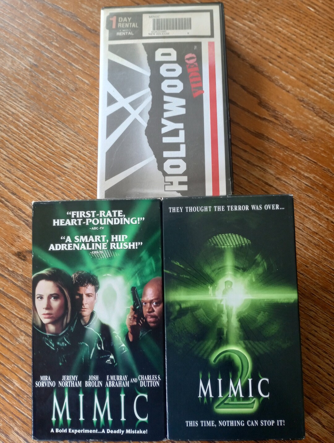 Hollywood Video Authentic Rental Vhs-mimic W/ 2 Bonus Tapes - Etsy