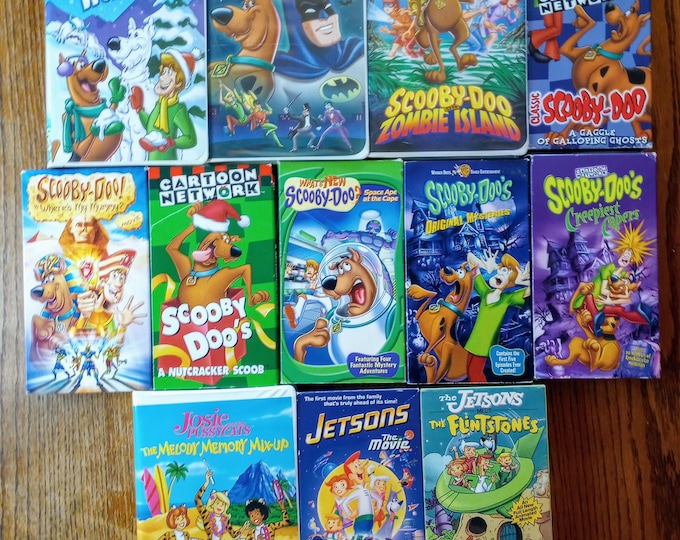 Scooby Doo VHS Lot W/ Bonus Hanna Barbera Tapes! - Etsy