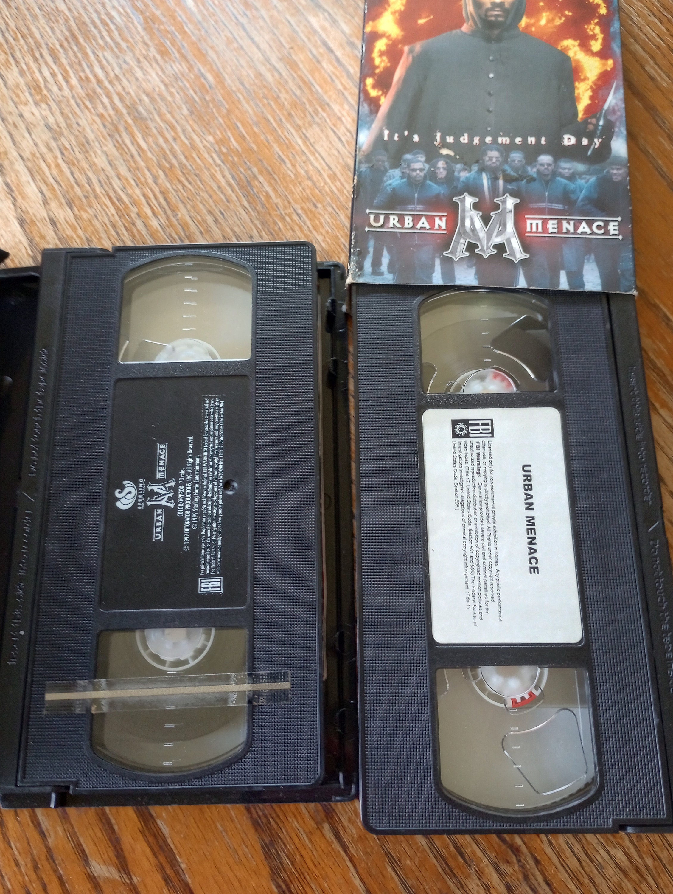 Hollywood Video Authentic VHS Rental: Urban Menace W/ Bonus Tape! - Etsy