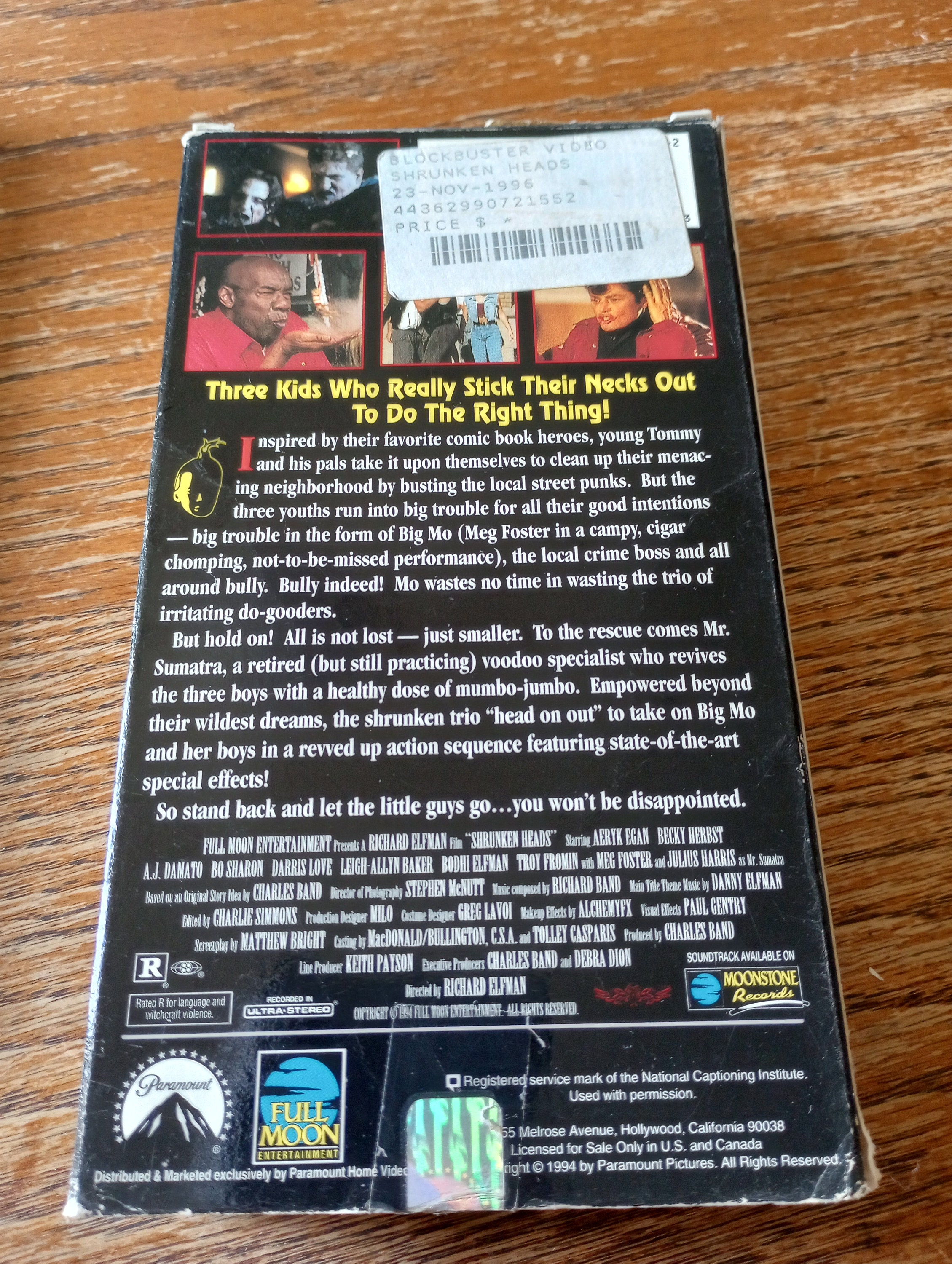 Puppet Master/ Full Moon VHS Lot 4 Tapes retro Puppet Master, Curse of ...