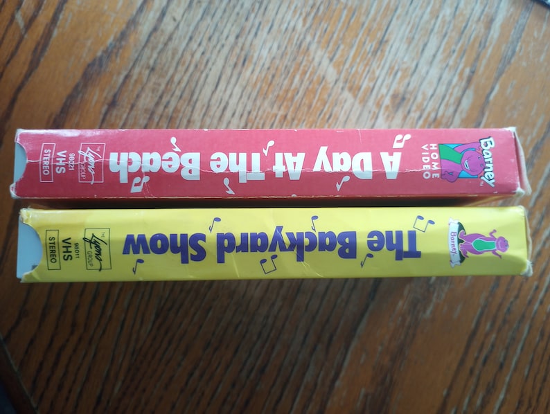 Original Barney VHS Double Pack - Etsy