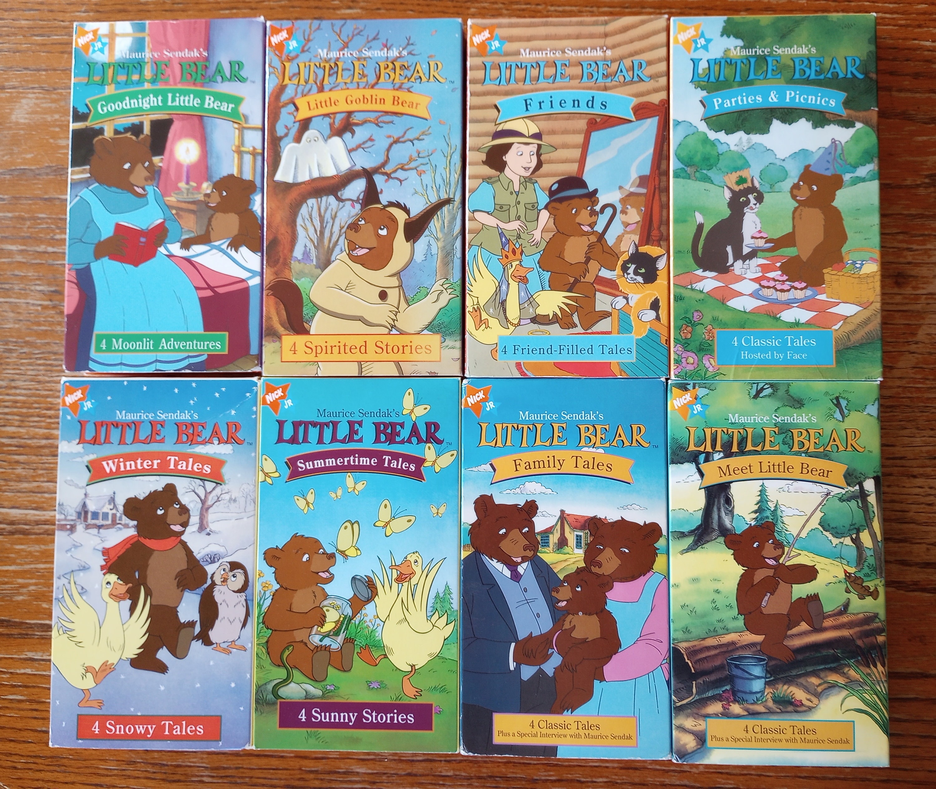 Little Bear VHS Lot 8 Tapes - Etsy