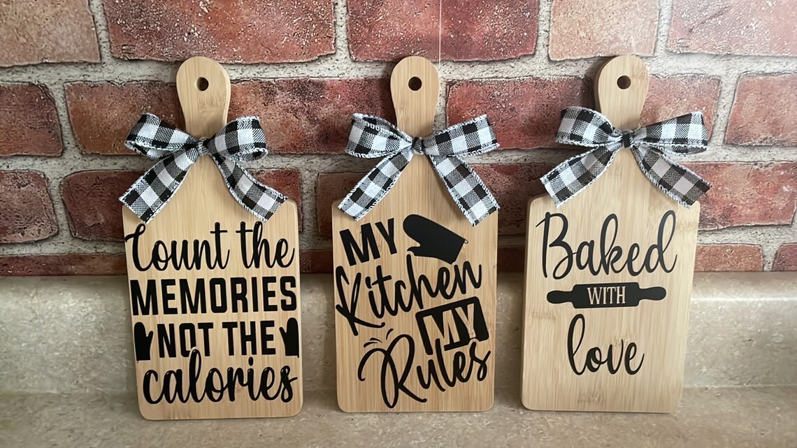 Decorated Mini Cutting Boards - Etsy