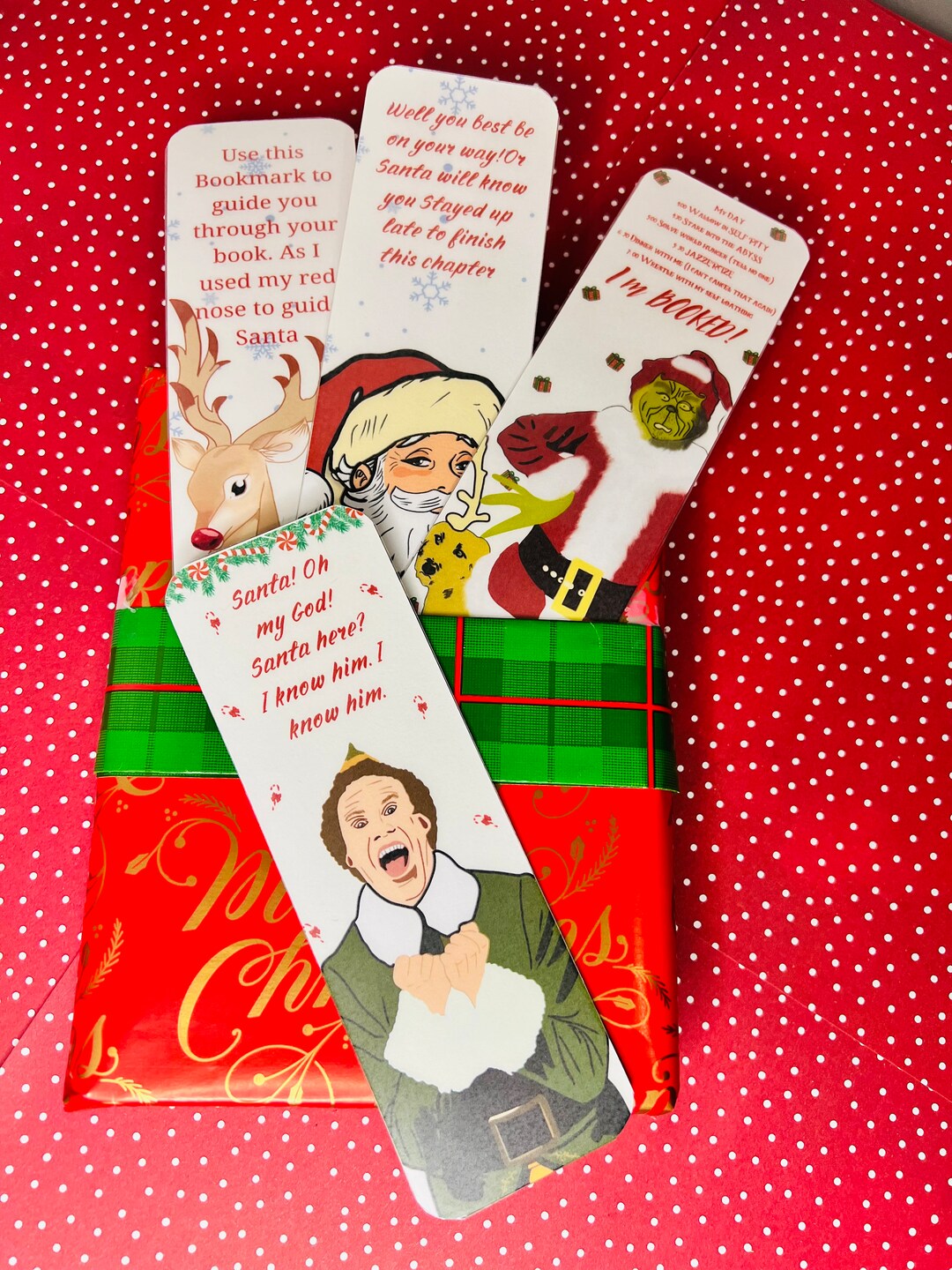 Christmas Movie Character Bookmarks | Buddy the Elf Bookmarks ...