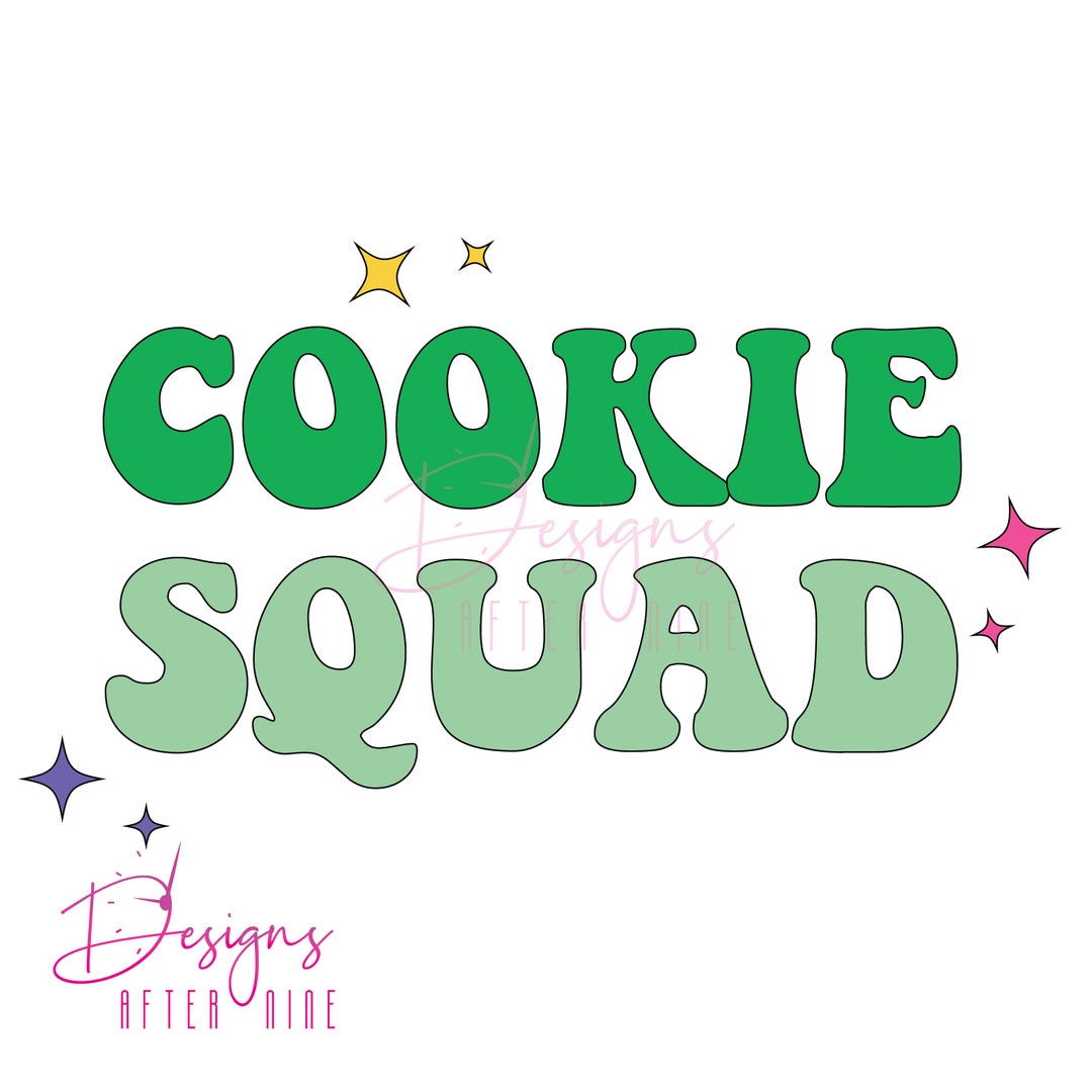 Cookie Squad Girl Scouts SVG PNG Instant Digital Download - Etsy Australia