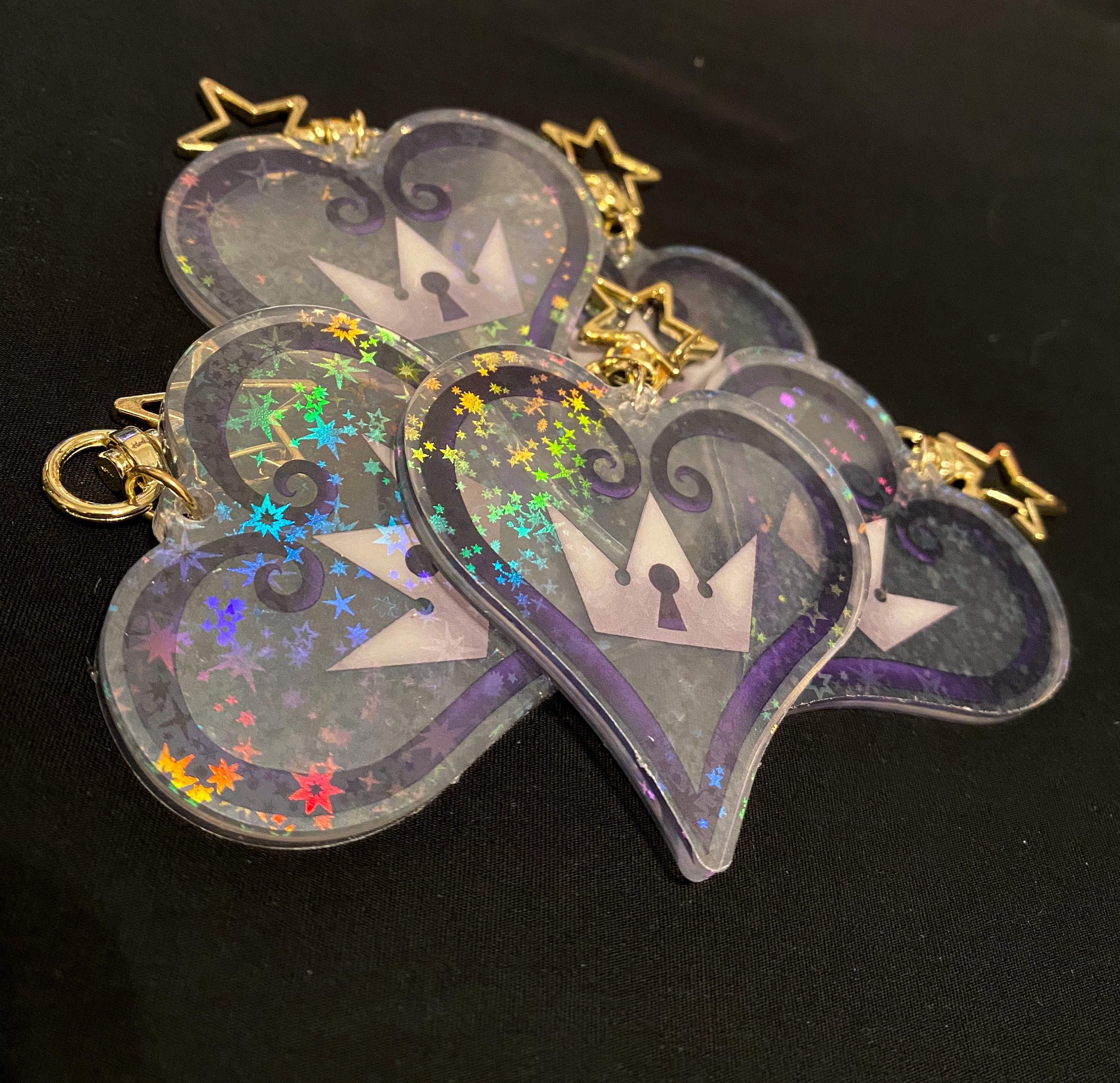 Kingdom Hearts Holographic Acrylic Keychain - Etsy