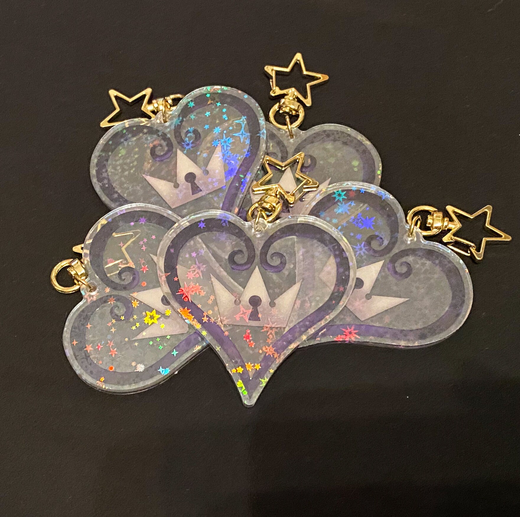 Kingdom Hearts Holographic Acrylic Keychain - Etsy