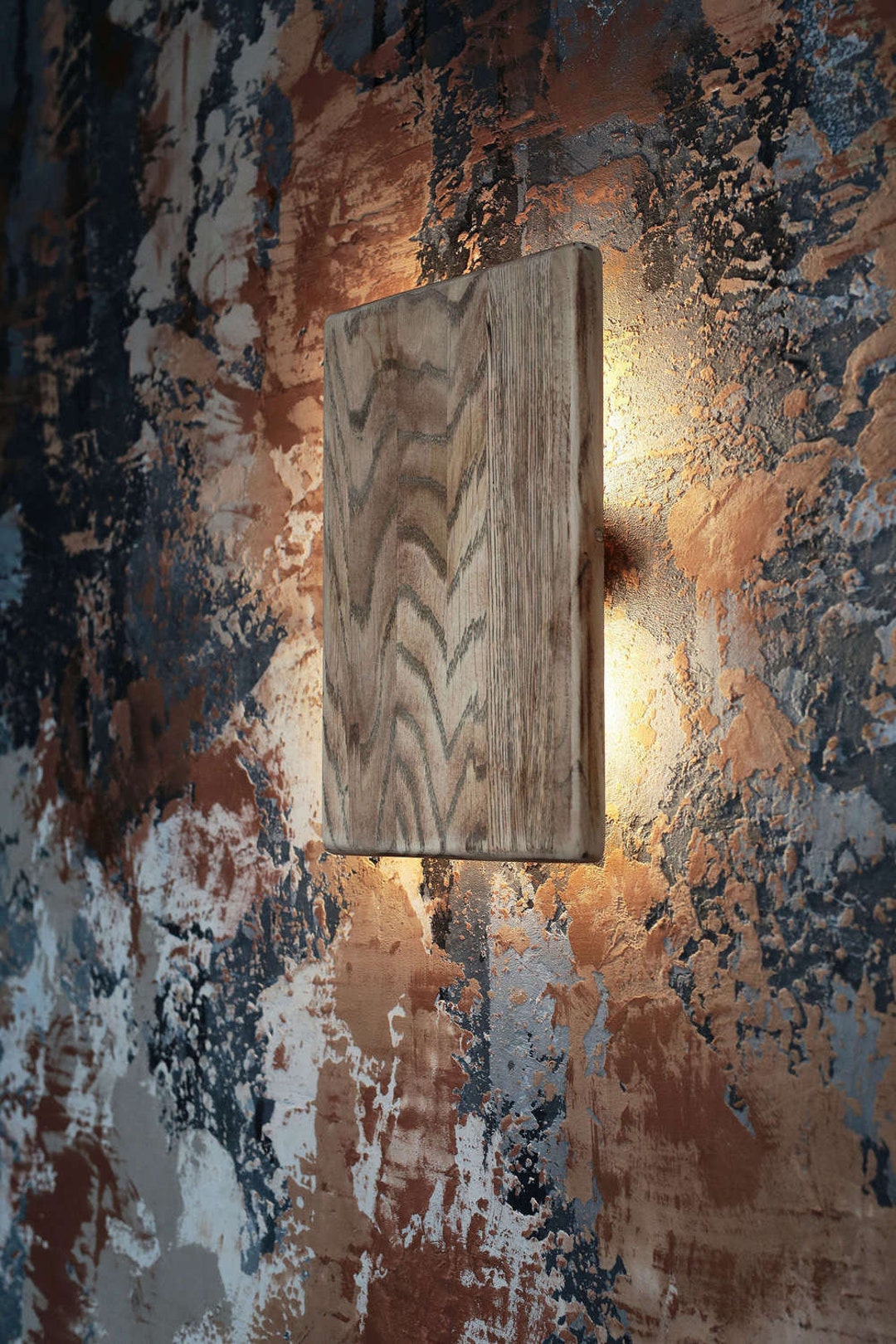 Wood Wall Sconce Light, Modern Wall Sconce, Hanging Wall Lamp, Bedside ...