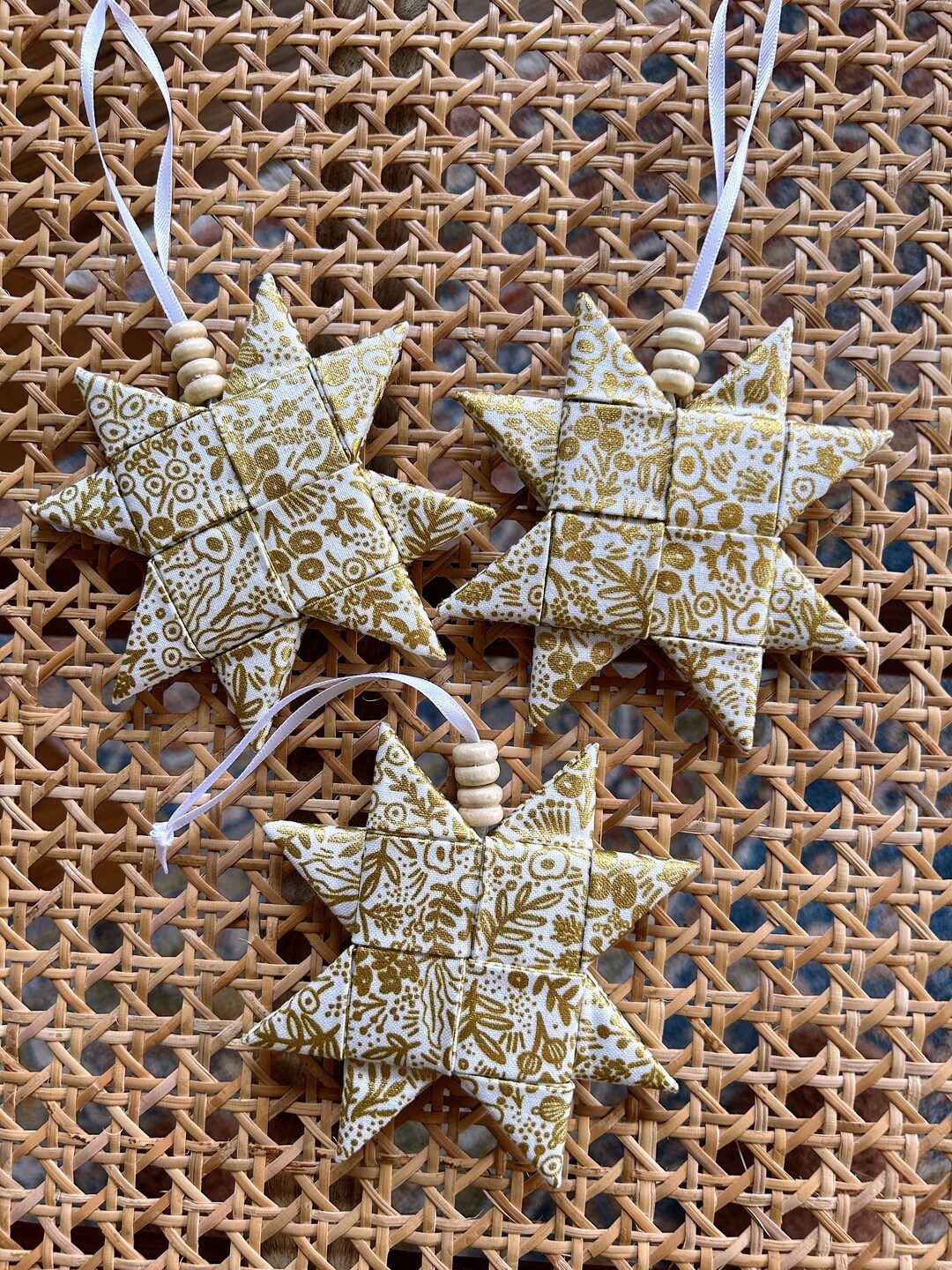 Scandinavian Folded Star Ornaments, Set of Three, Rifle Paper Co ...
