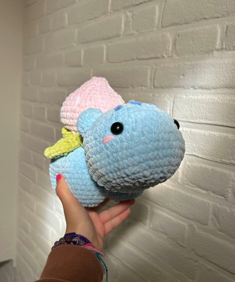 Crochet Pokemon Bulbasaur Inspired Strawberry Bulbasaur Stuffed Animal ...