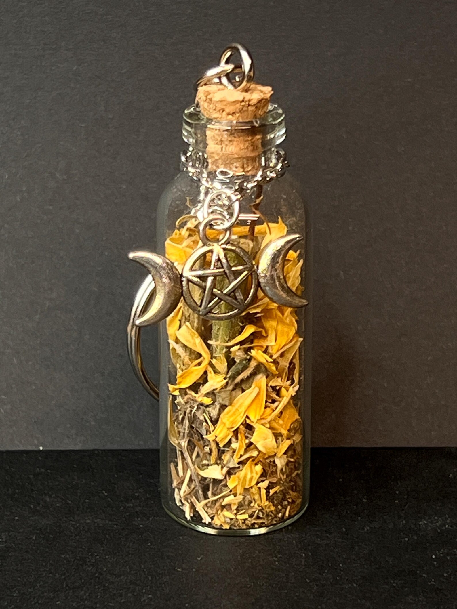 Protection Spell Jar | Keychain | Car Charm | Warding off Negativity ...