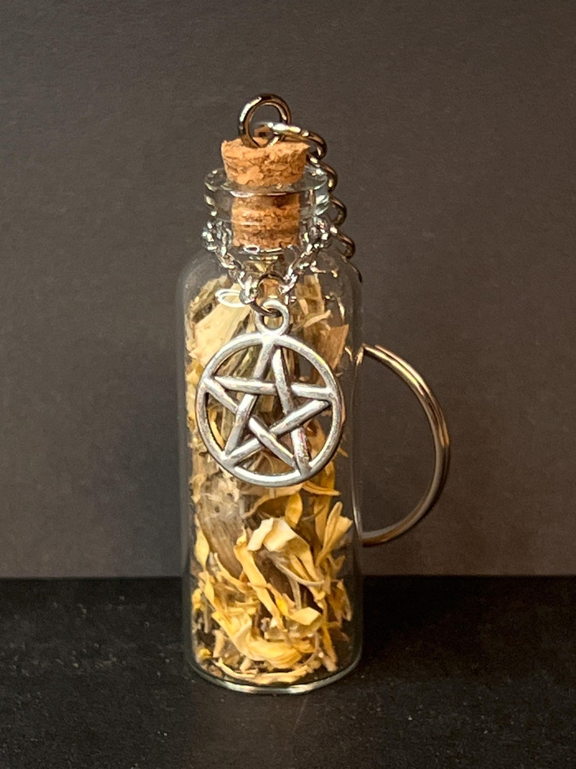 Protection Spell Jar | Keychain | Car Charm | Warding off Negativity ...