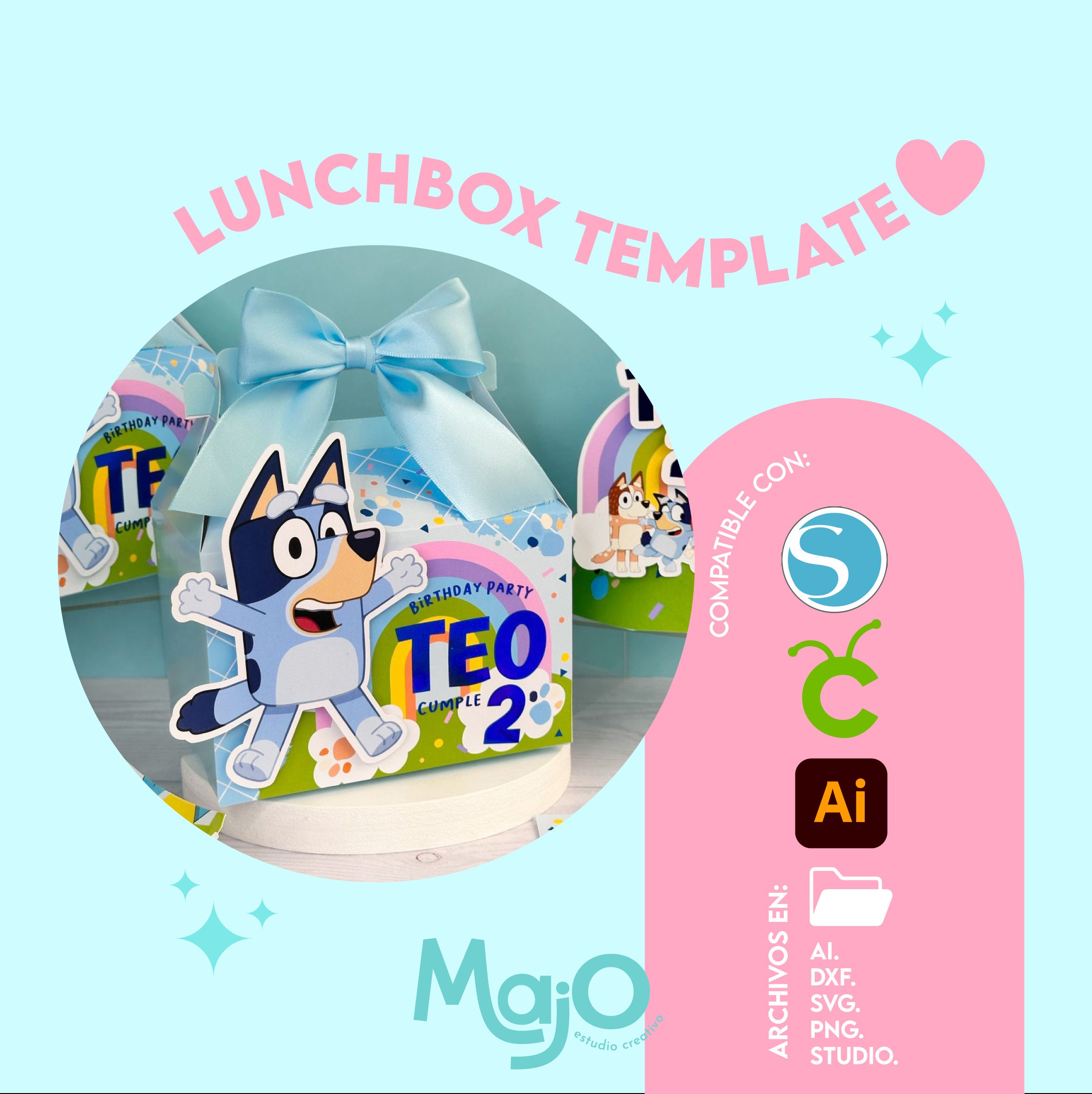 LUNCHBOX TEMPLATE - Etsy