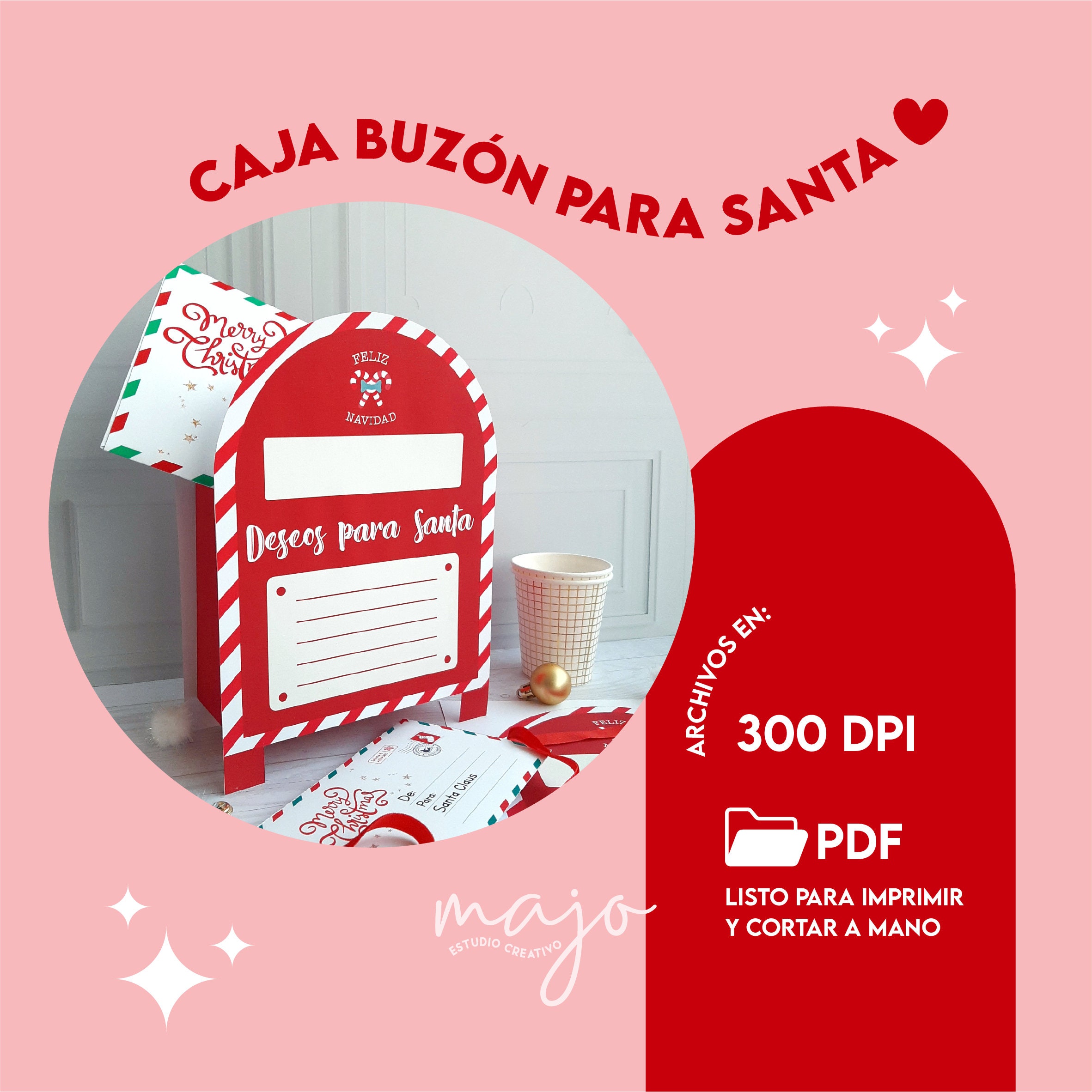 CAJA BUZÓN SANTA - Etsy México