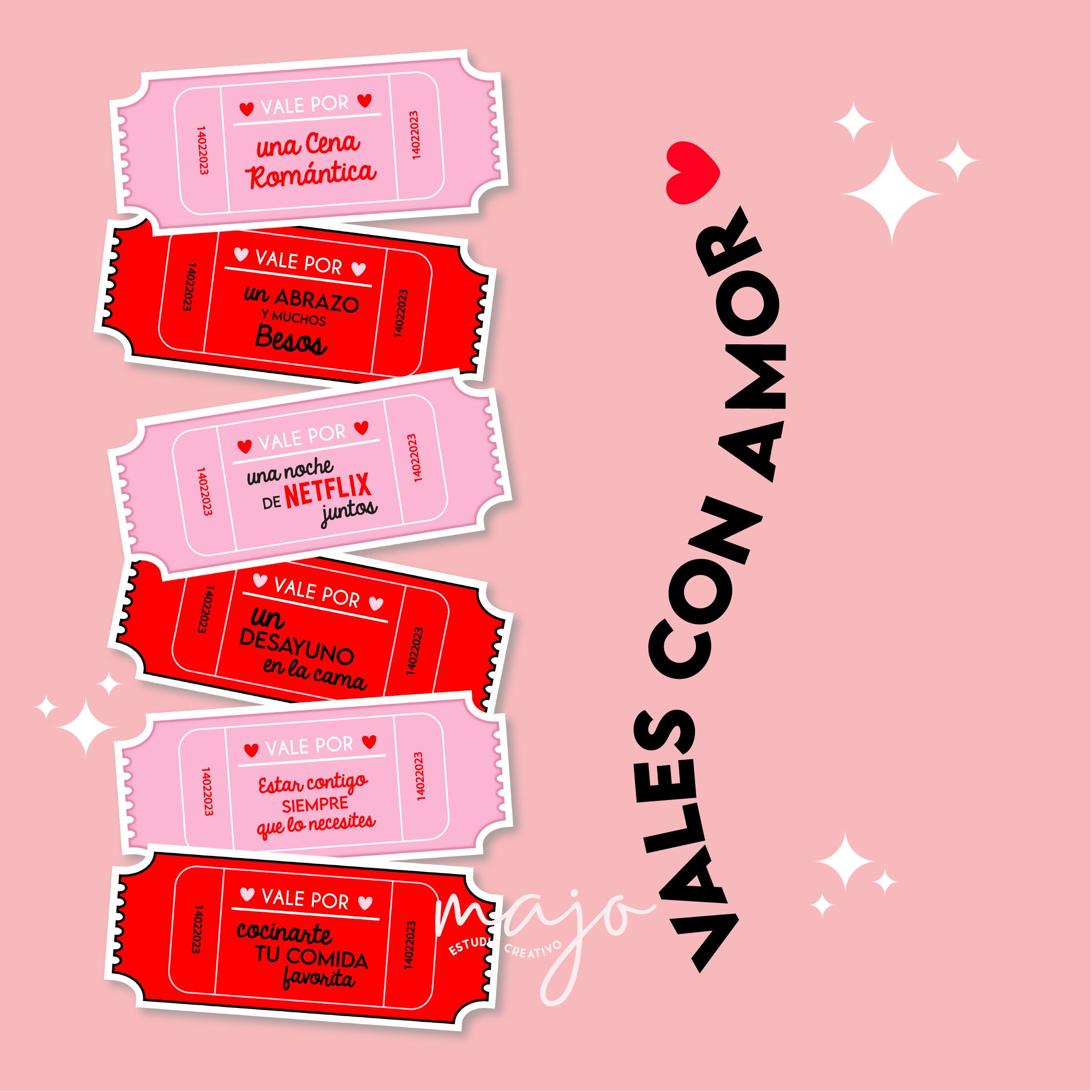 VALES CON AMOR - Etsy México