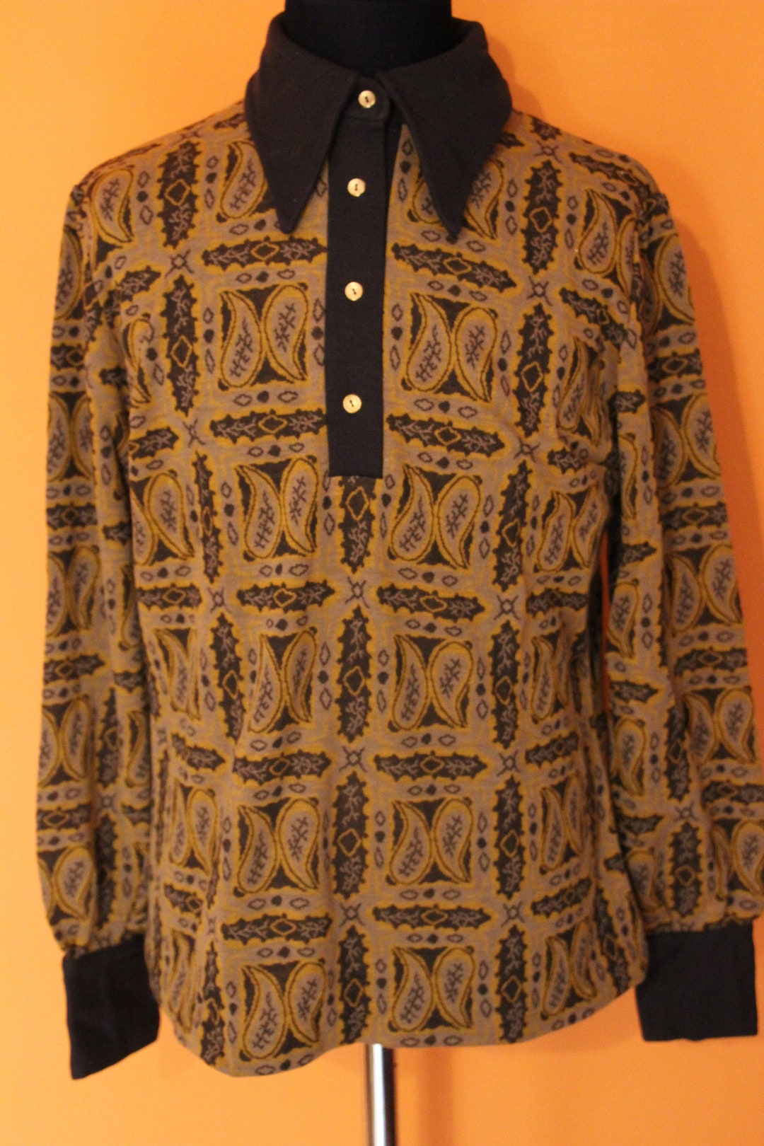 70s Vintage Polo, Deadstock, NWT, Mod, Sixties, Plasley Design - Etsy