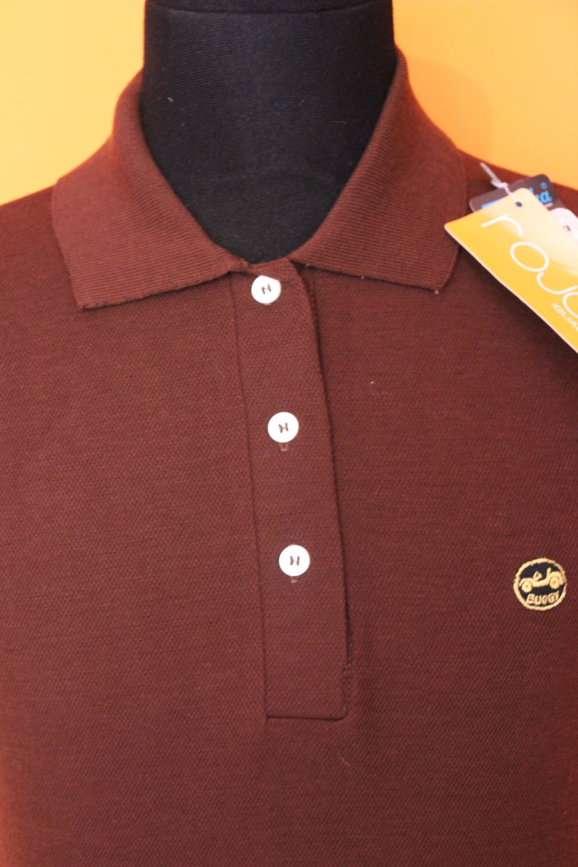 Vintage Early 70's Late 60s Deadstock NWT Knitted Polo 1960s 1970s ...
