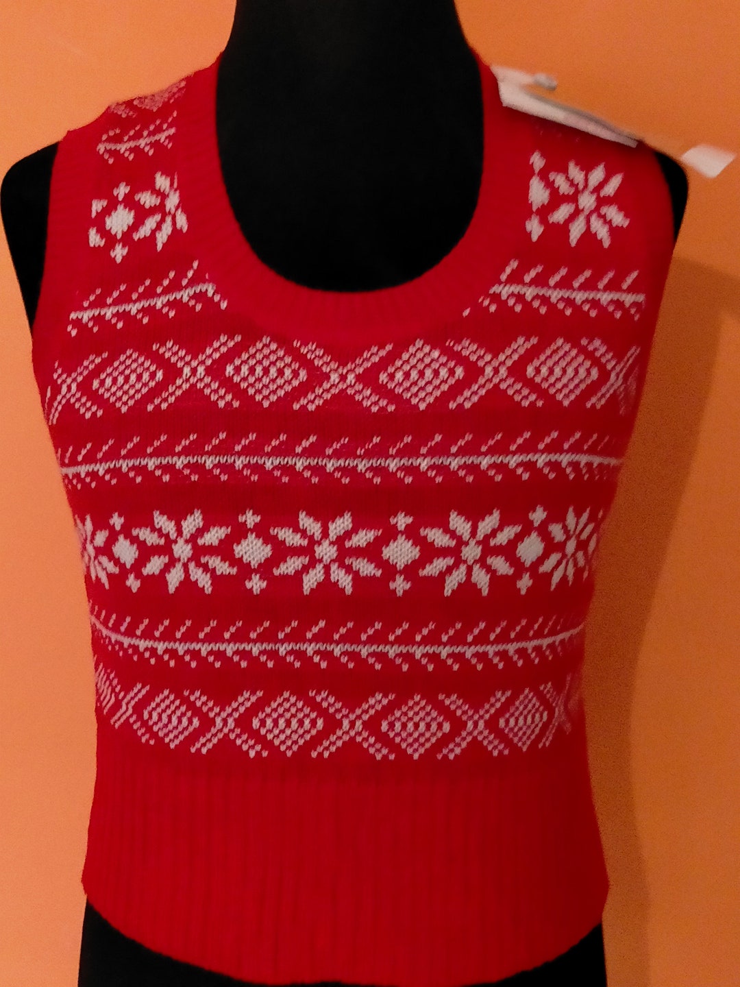 Vintage Deadstock NWT 70's Red Tank Top - Etsy
