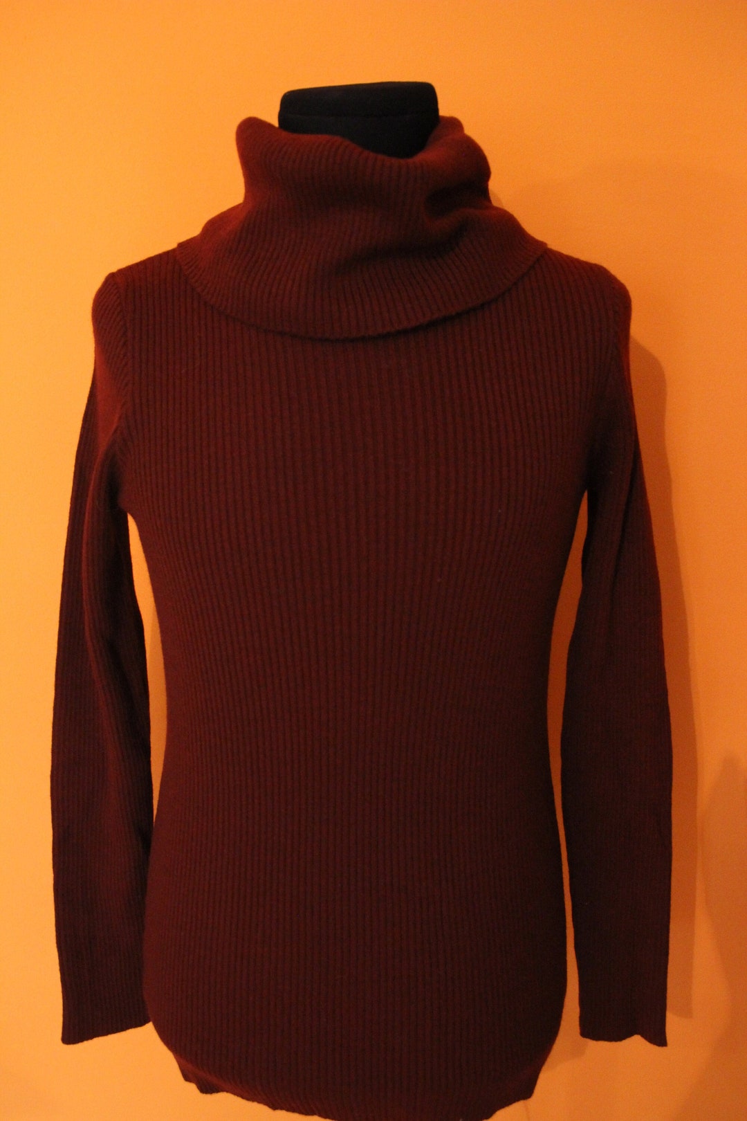 60's Vintage, Knitted Jumper, Turtle Neck, Deadstock, NWT, Sixties, Mod ...