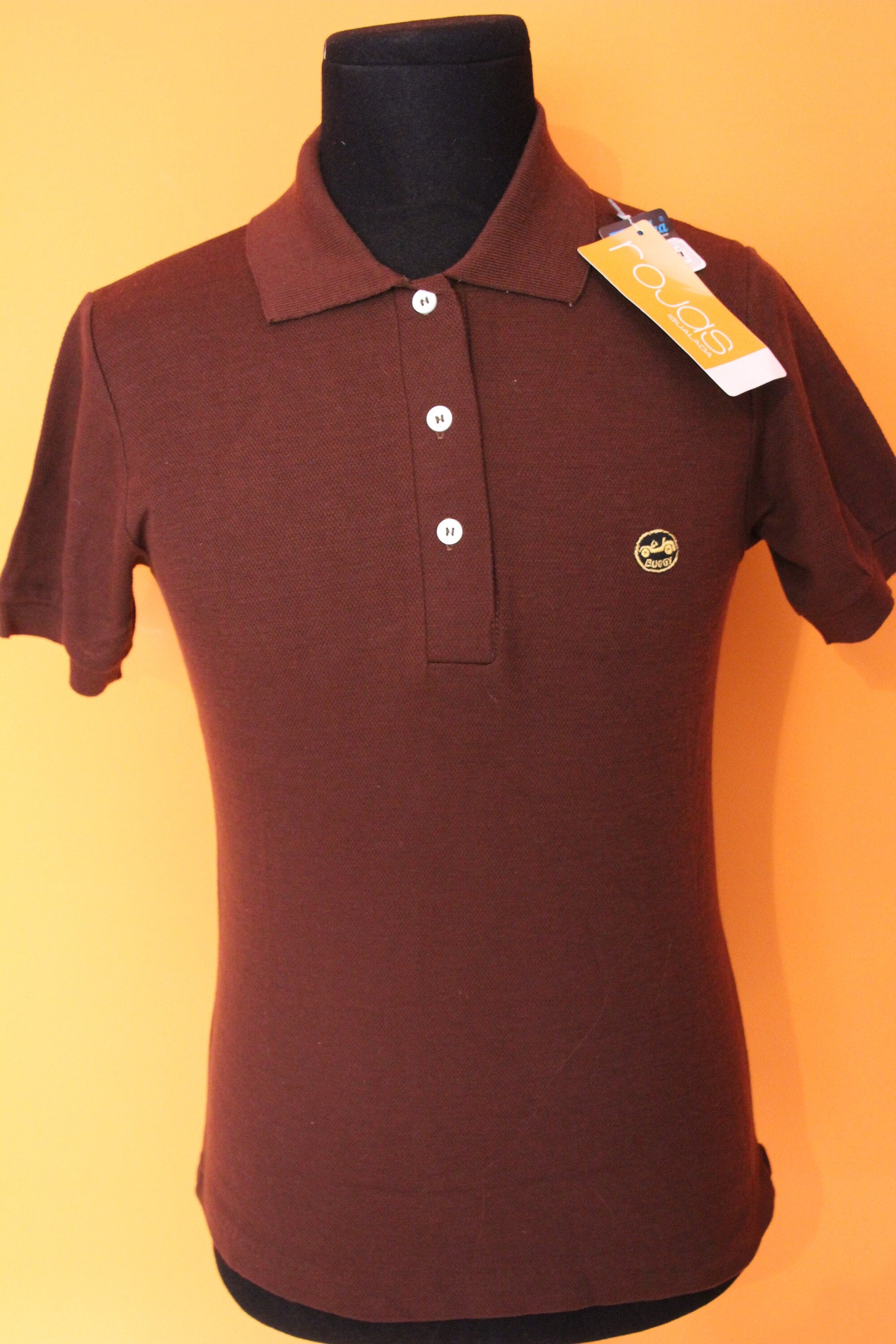 Vintage Early 70's Late 60s Deadstock NWT Knitted Polo 1960s 1970s ...