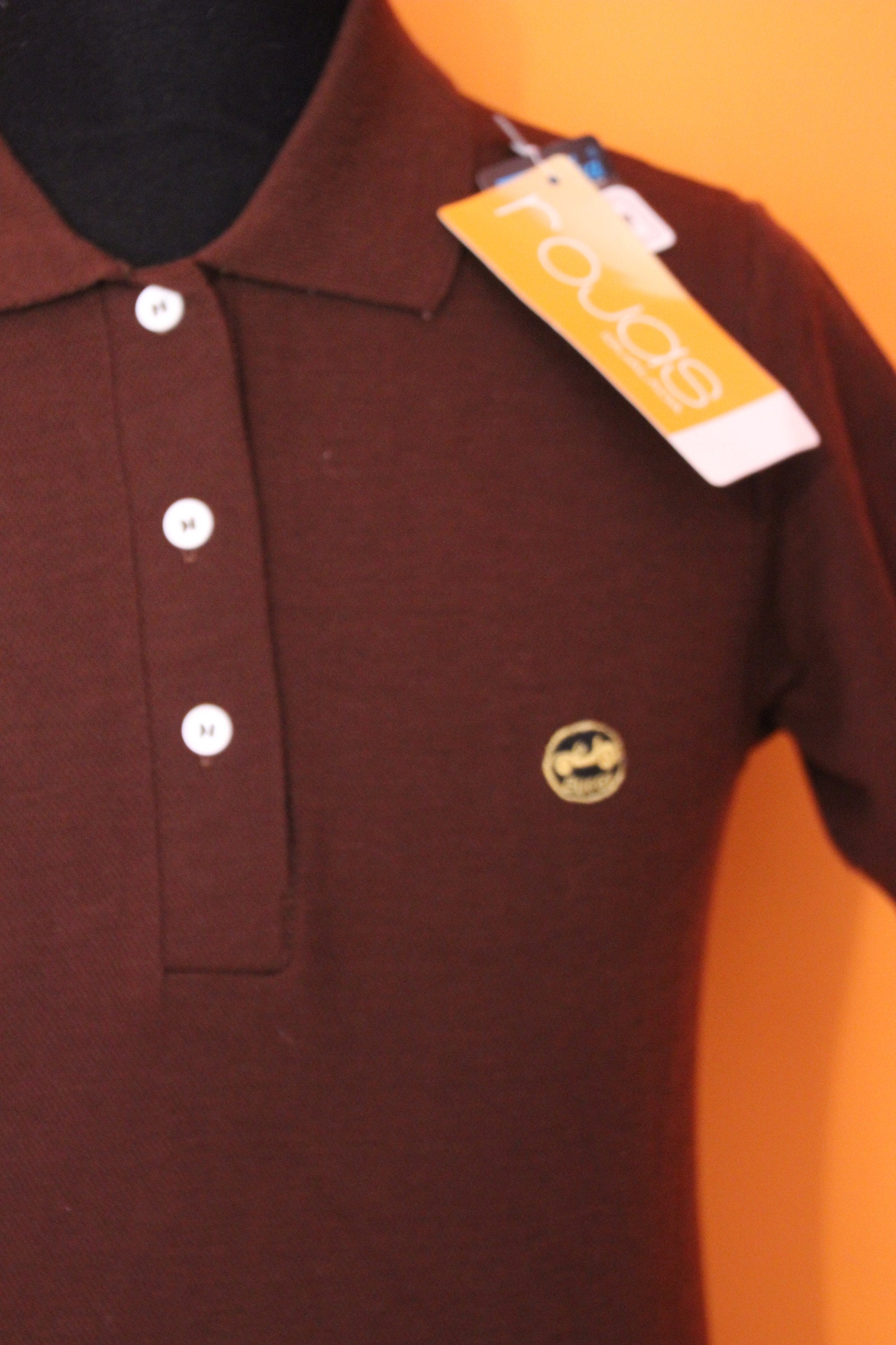 Vintage Early 70's Late 60s Deadstock NWT Knitted Polo 1960s 1970s ...