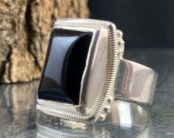 Lucifer Onyx Ring - Etsy