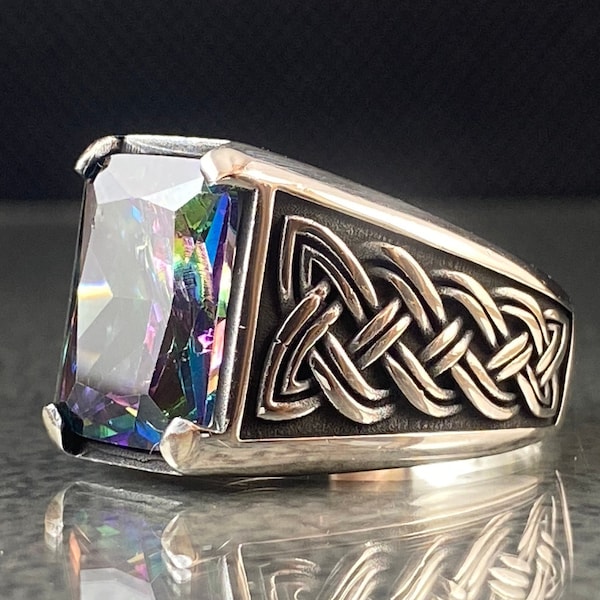 Mens Silver Ring - Etsy