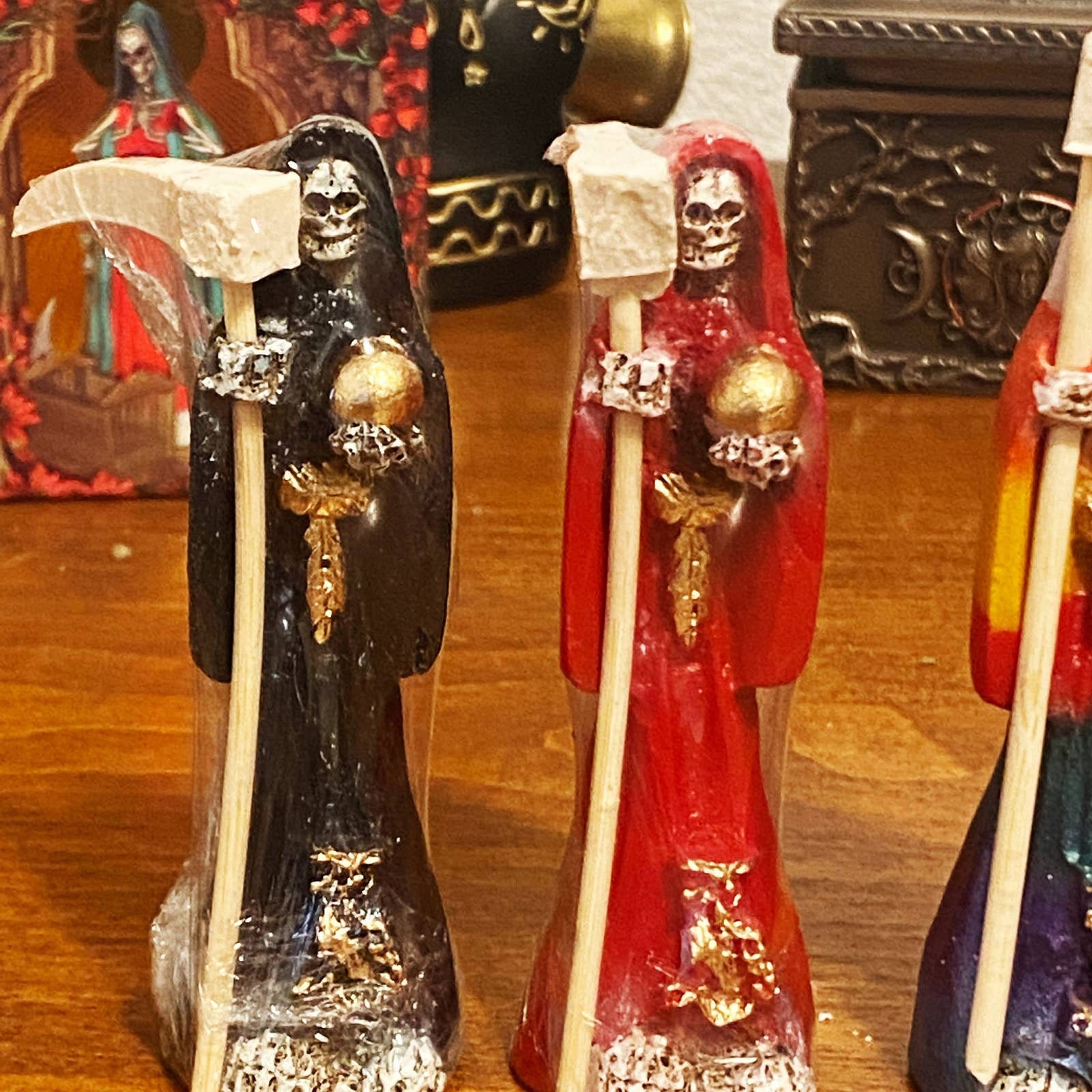 Fixed Holy Death Santa Muerte Statue 3.5 3 1/2 - Etsy