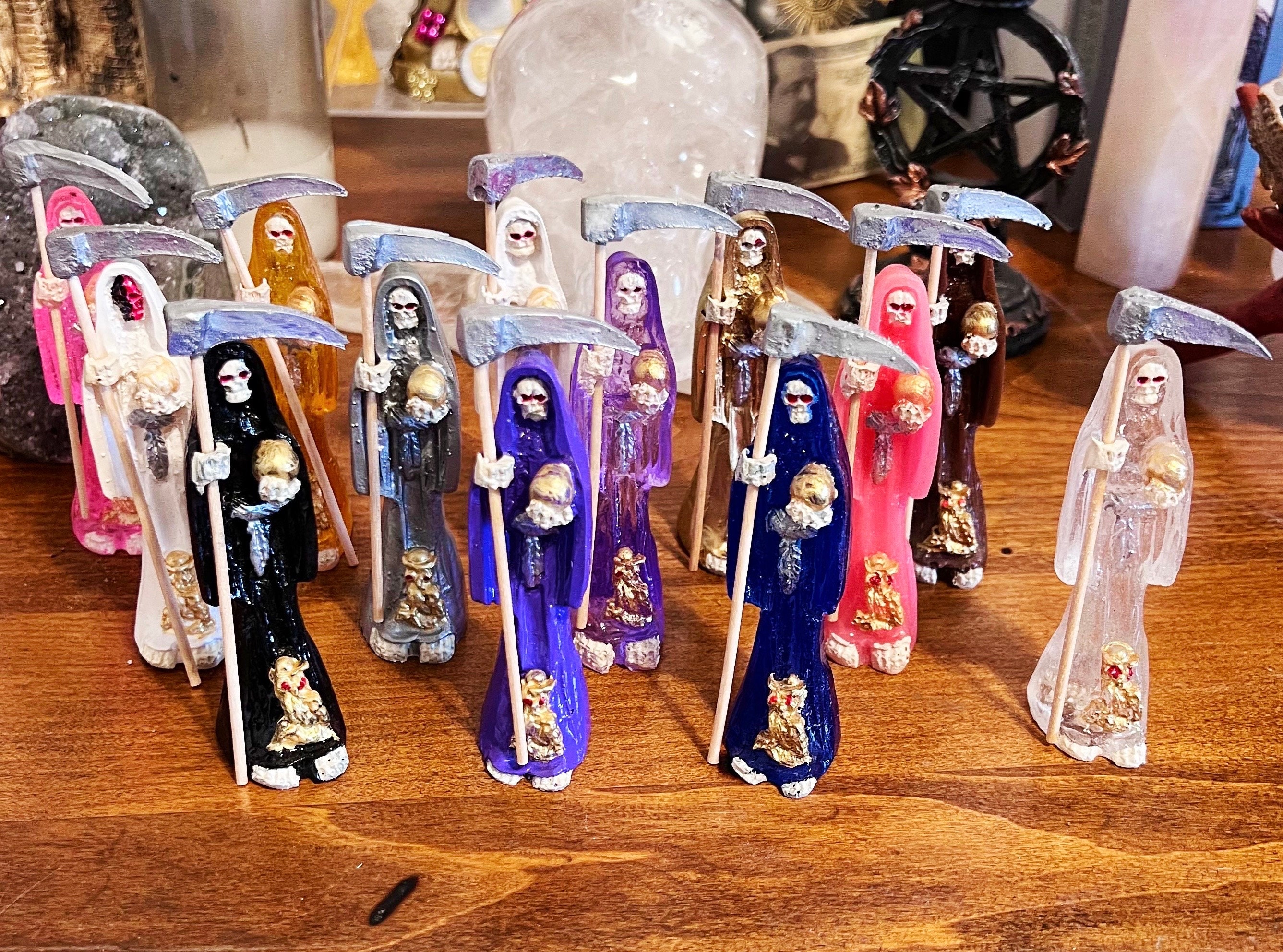 Fixed Holy Death Santa Muerte Statue 3.5 3 1/2 - Etsy