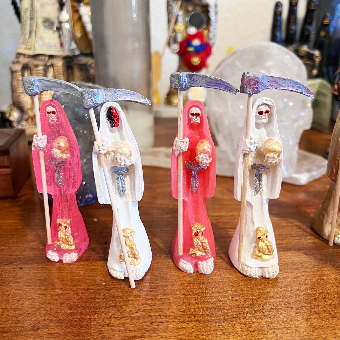 Fixed Holy Death Santa Muerte Statue 3.5 3 1/2 - Etsy