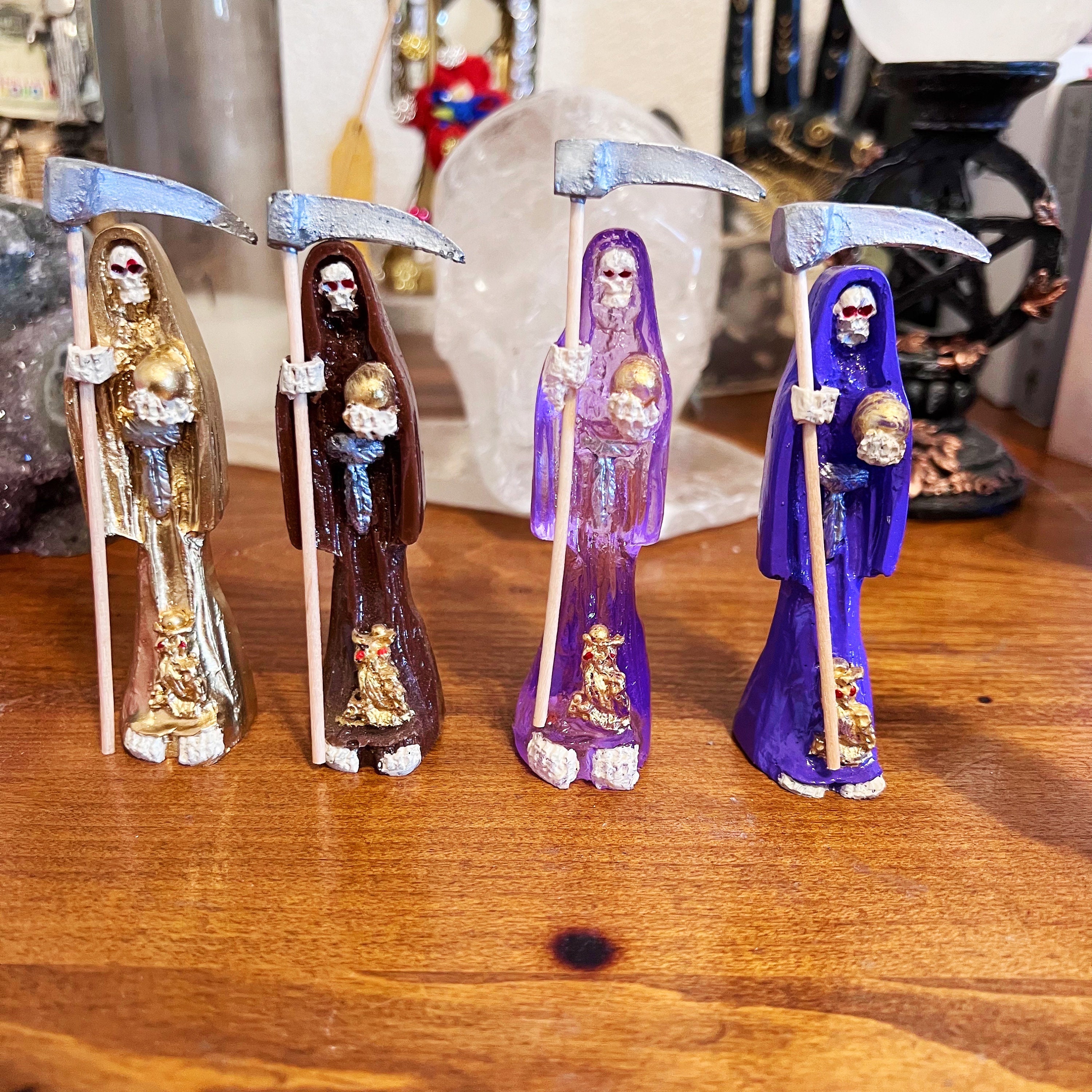 Fixed Holy Death Santa Muerte Statue 3.5 3 1/2 - Etsy