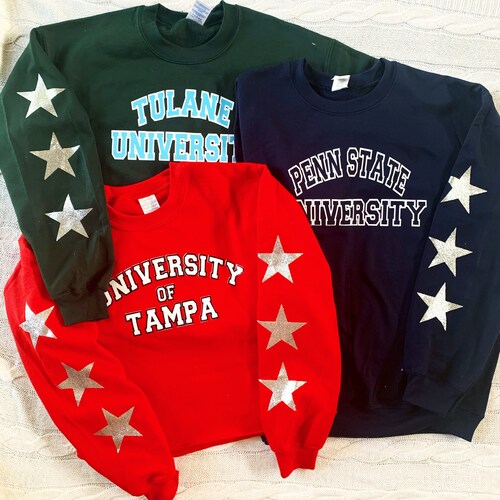 Custom College Apparel - Etsy