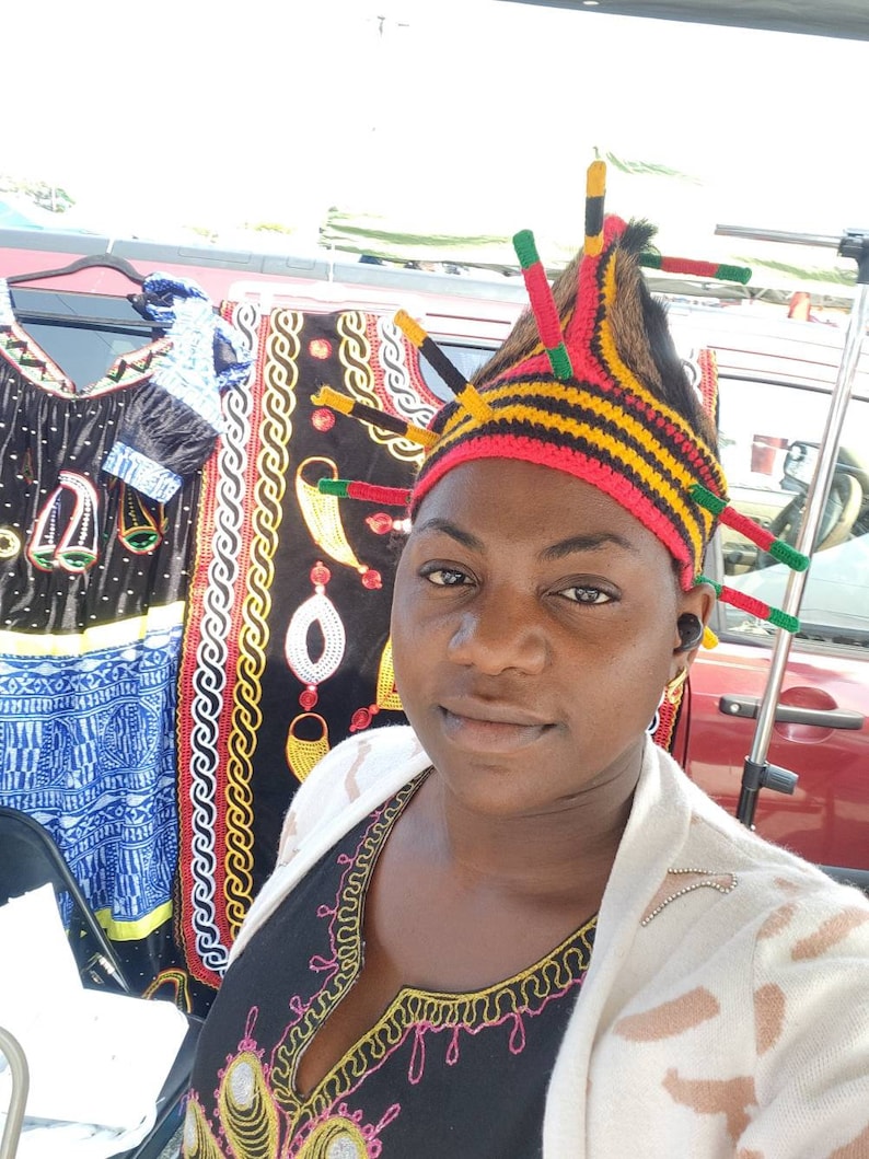 African Hairy Cap Bamenda Toghu Caps Traditional Hat - Etsy