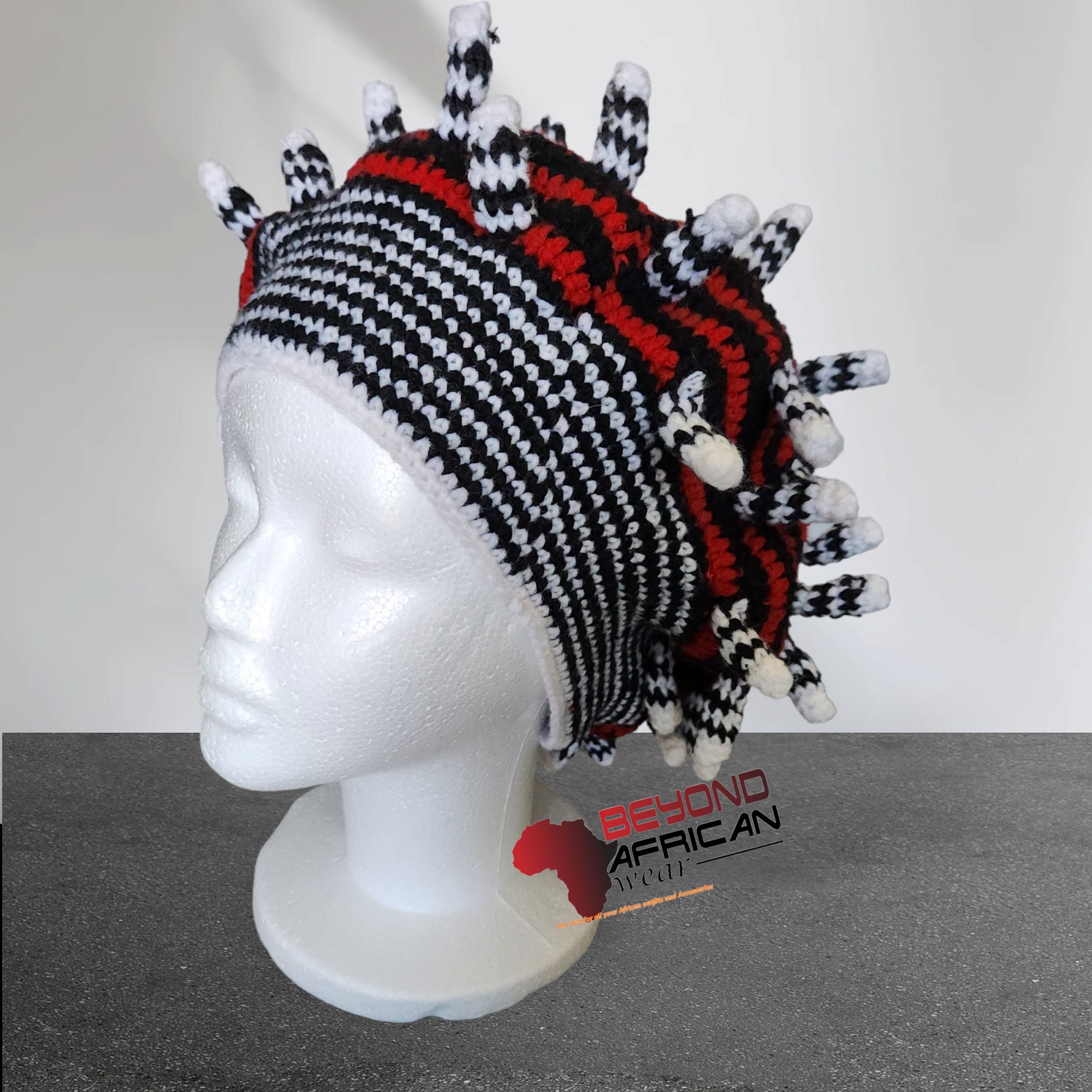 African Fingerlings Cap, Bamenda Toghu Caps, Traditional Hat, African ...