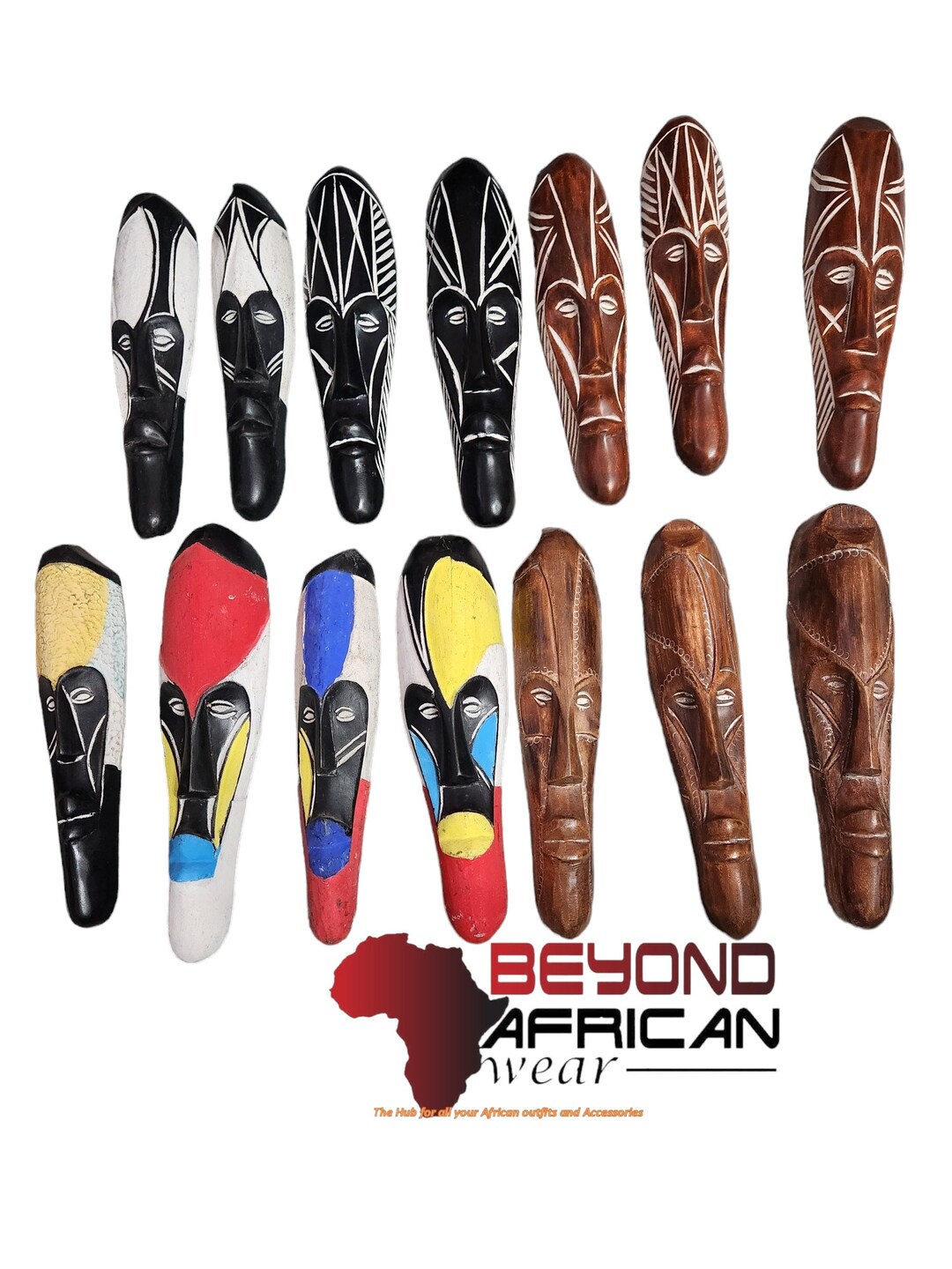 Fang Mask (10-12" Long) African Art Cameroon Gabon Fang Wall Masks ...