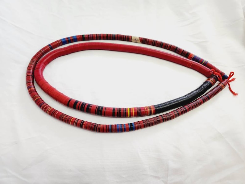 Jigida Disc Beadsvinyl Waistbeadsafrican Waistbeadsigbo - Etsy