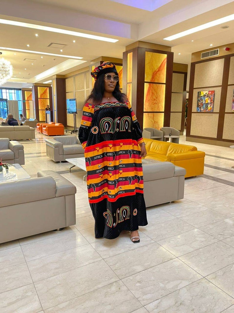 Toghu Kaba Contry Material Dress African Traditional Wear Bamenda ...