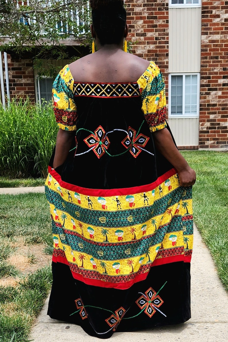 Toghu Kaba Contry Material Dress African Traditional Wear Bamenda ...