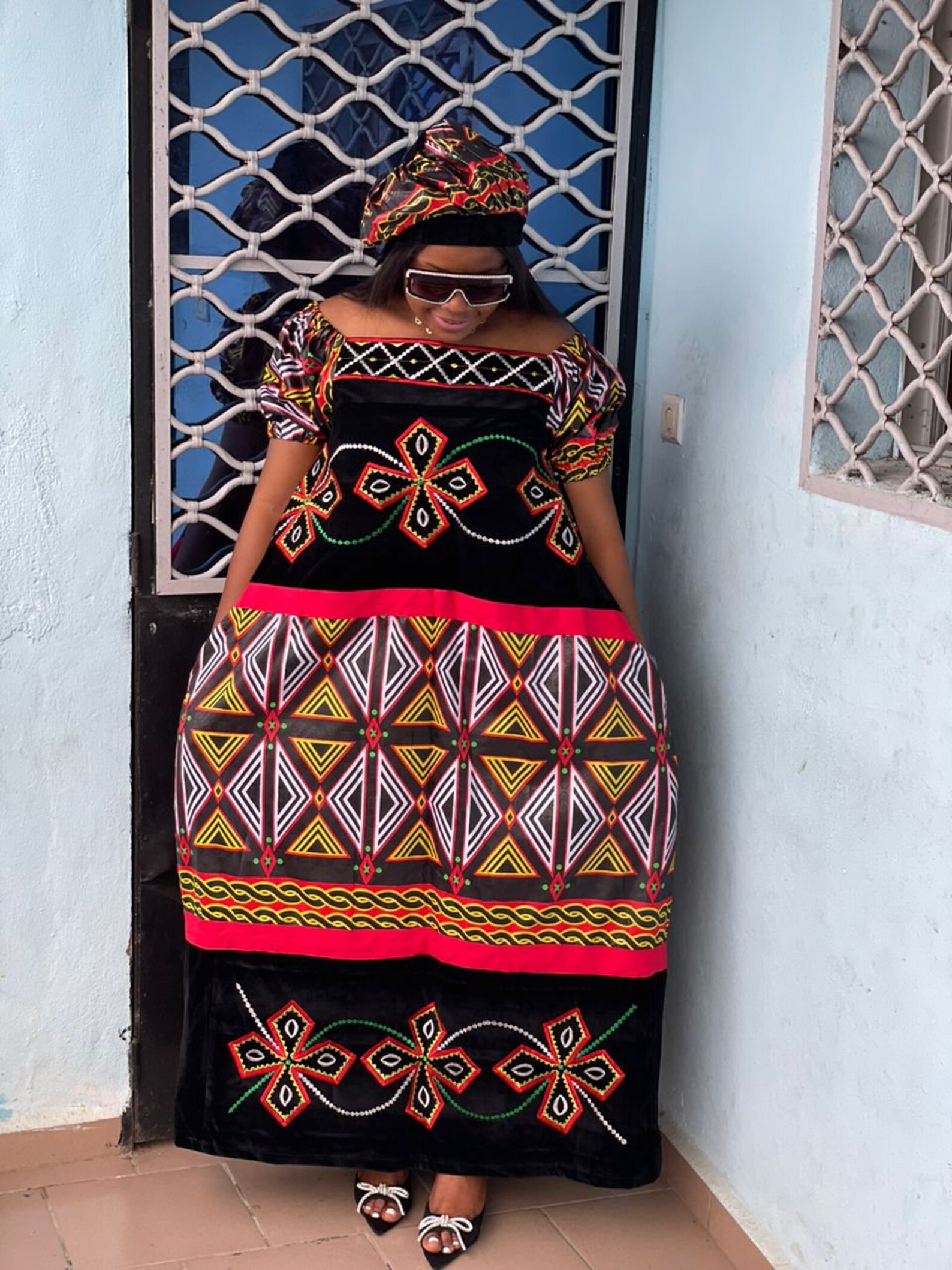 Toghu Kaba Contry Material Dress African Traditional Wear Bamenda ...