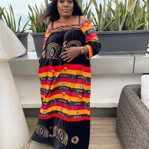 Toghu Kaba Contry Material Dress African Traditional Wear Bamenda ...