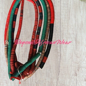 Jigida Disc Beads,vinyl Waistbeads,african Waistbeads,igbo Traditional ...