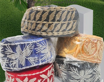 Igwe Odogwu African Chieftaincy Igbo Ozo Cap, African Men's Velvet Cap ...