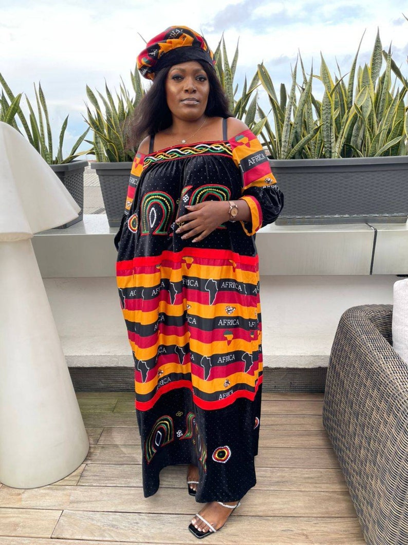 Toghu Kaba Contry Material Dress African Traditional Wear Bamenda ...