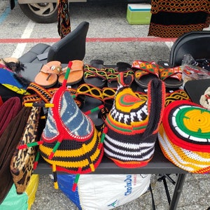 Bamenda Toghu Caps, Traditional Hat, African Multi Color Hats, Costume ...