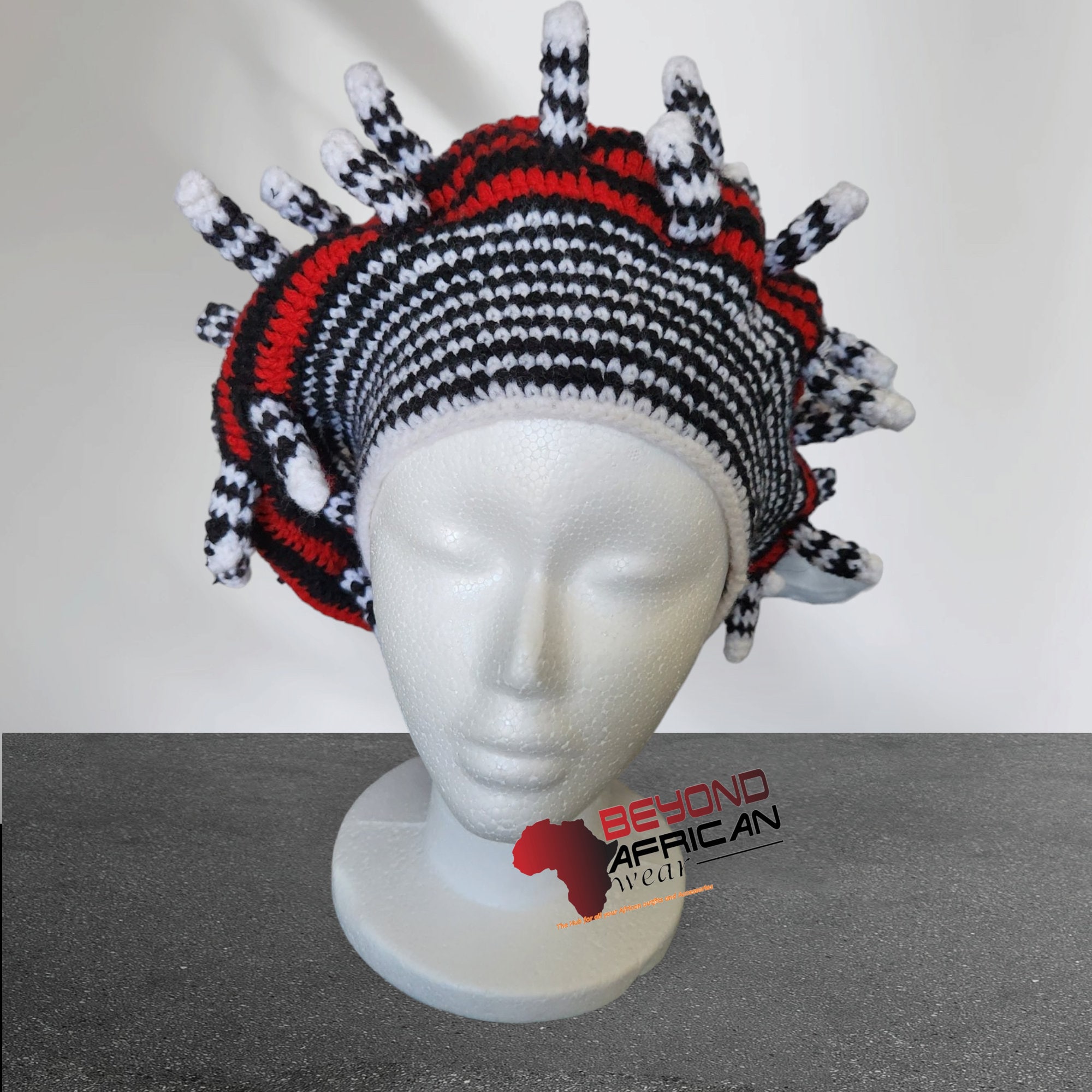 African Fingerlings Cap, Bamenda Toghu Caps, Traditional Hat, African ...